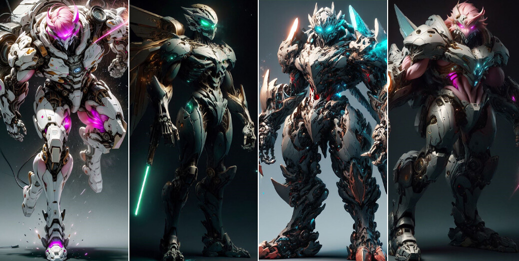 ArtStation - 324 | 4K Bio-Mecha Futuristic Aliens reference now in shop!