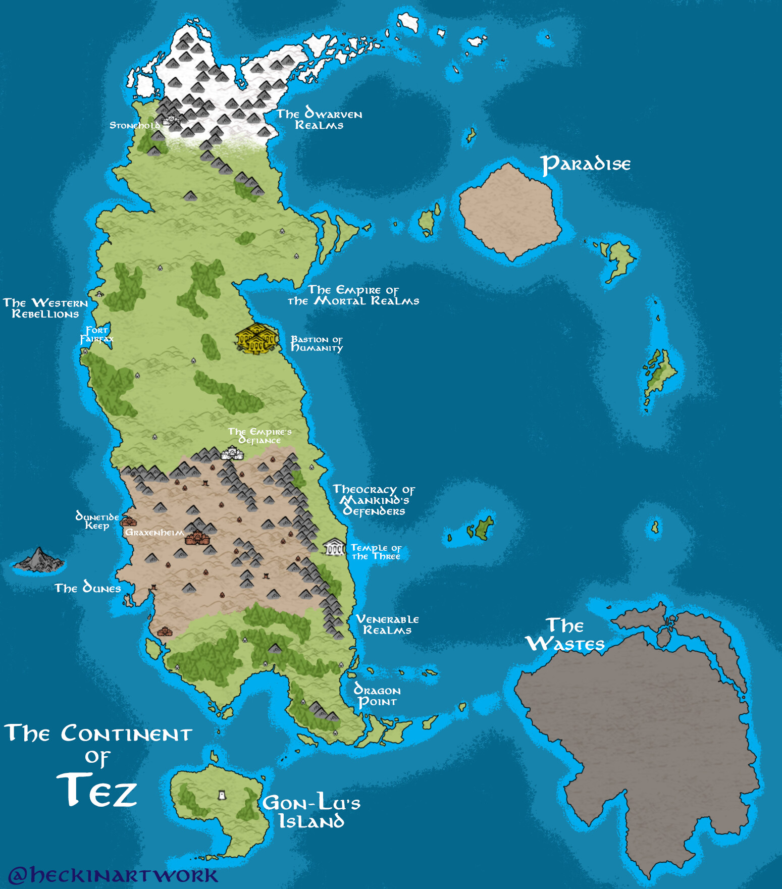 ArtStation - Map of Tez