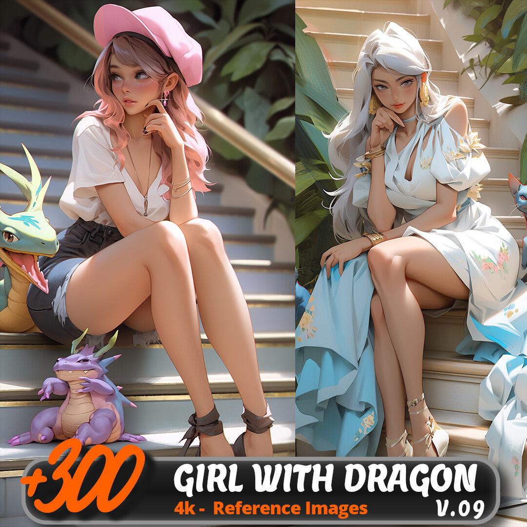 Princesa sofia - GIRL WITH DRAGON VOL. 09/ 4K/ Reference Image