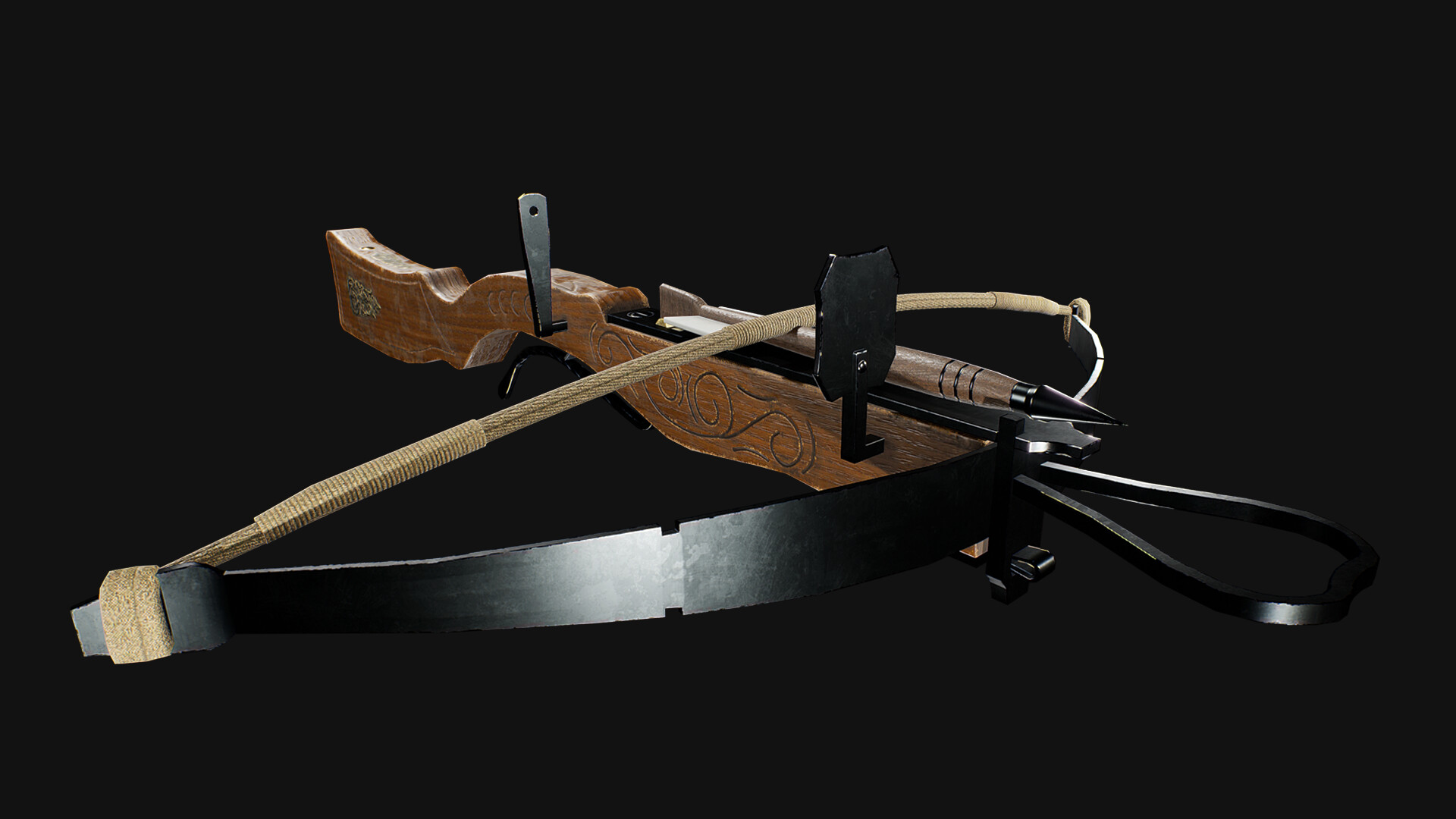 ArtStation - 17th Century Medieval Heavy Crossbow