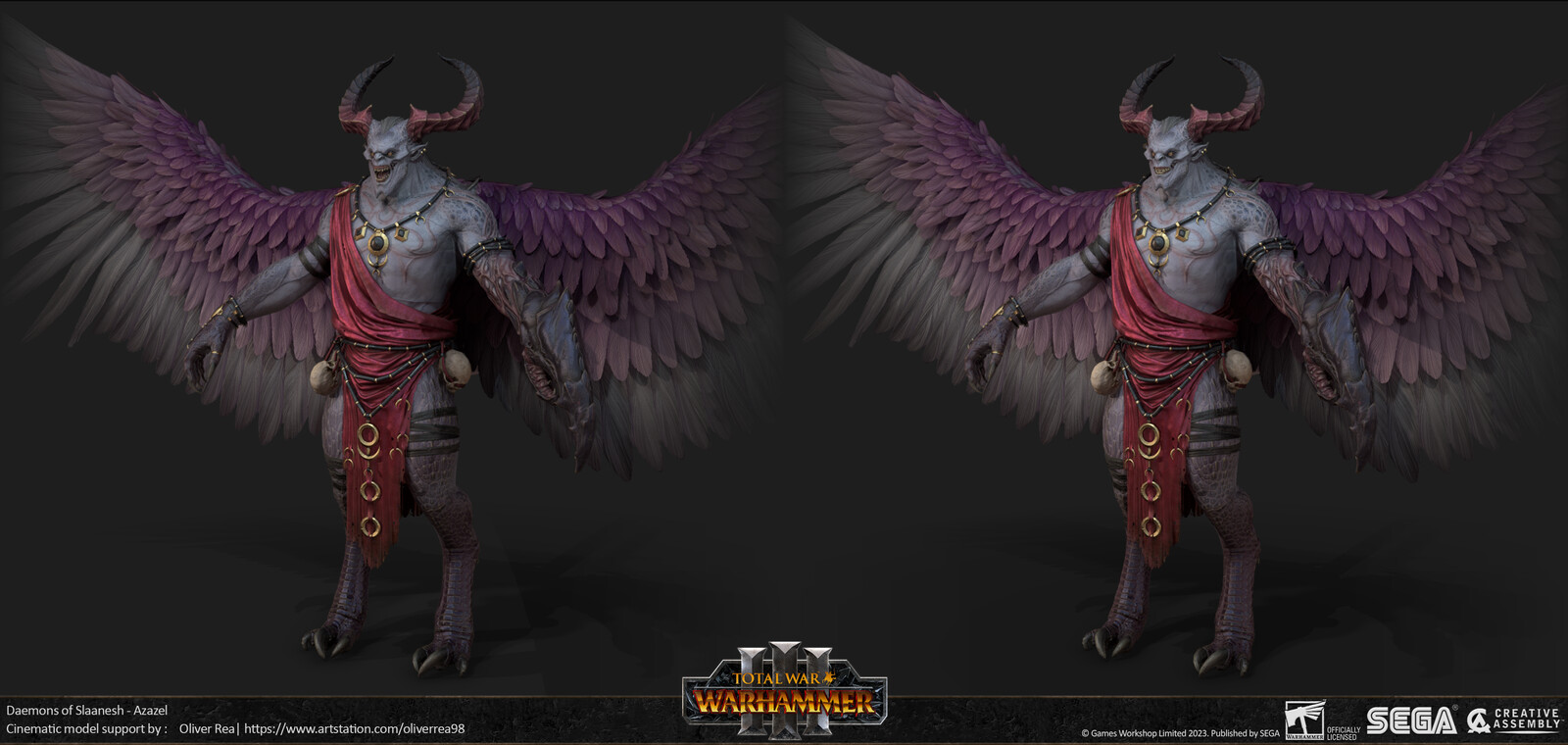 Oliver Rea - Total War WARHAMMER III - Champions of Chaos: Azazel