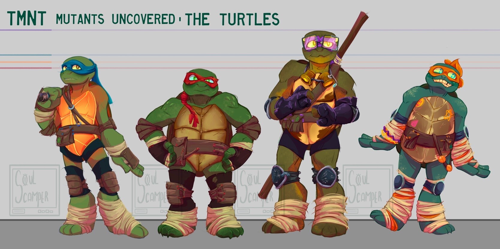 ArtStation - TMNT Mutants Uncovered- Soul Scamper