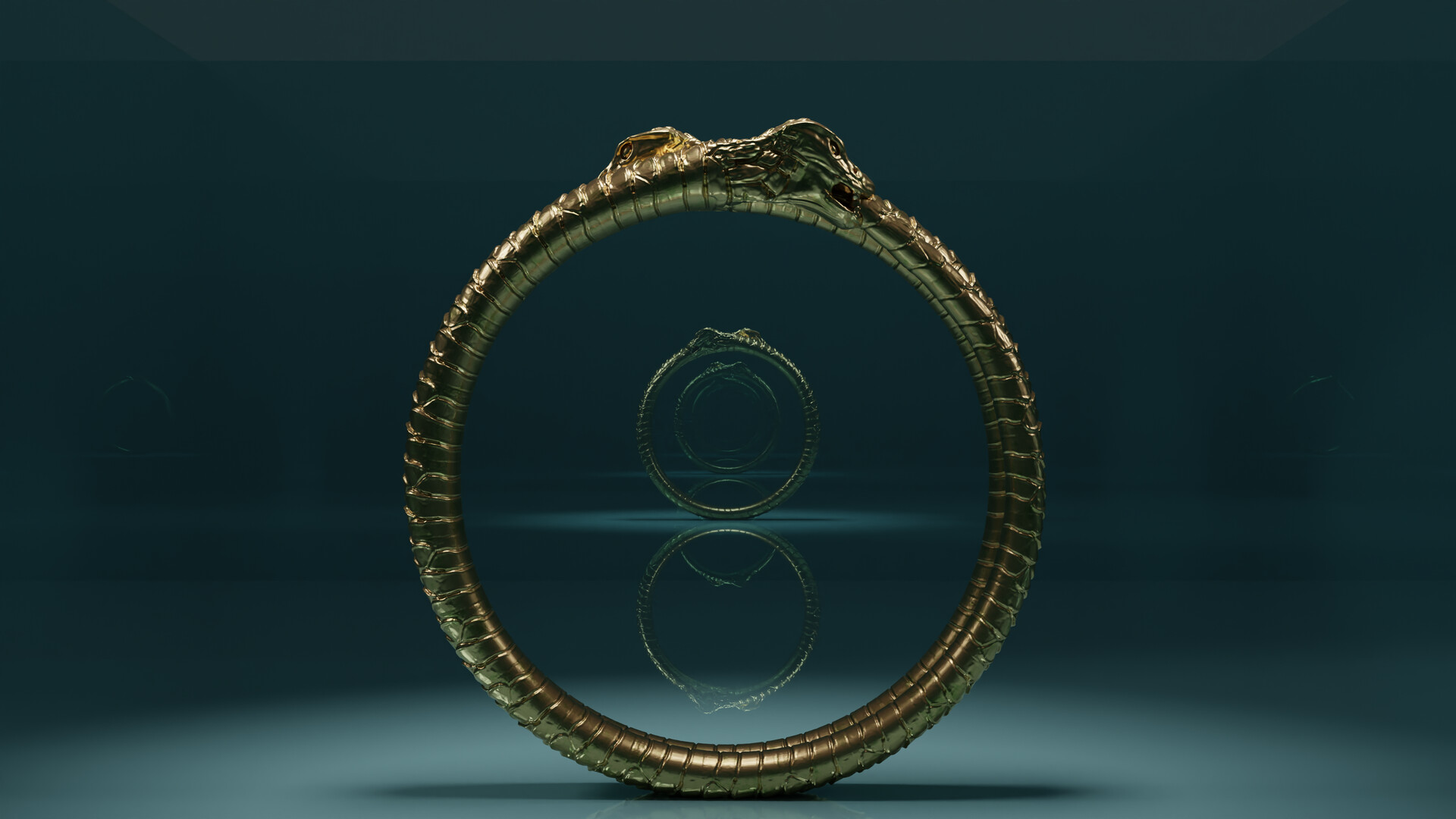ArtStation - Ouroboros Snake ring