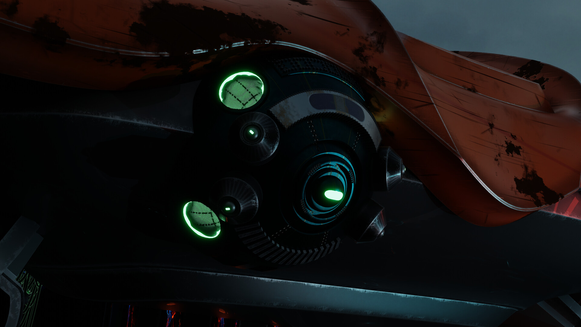 ArtStation - The Crab Mech - Textured & Rigged in Blender