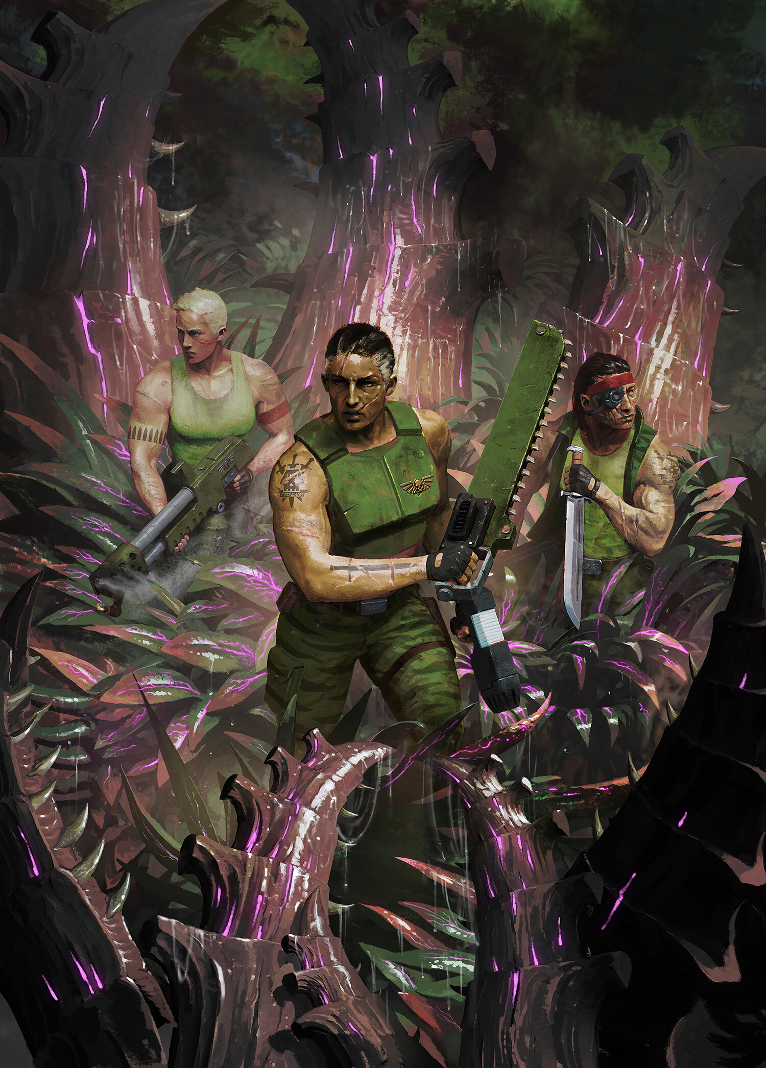 ArtStation - Deathworlder cover for Black Library