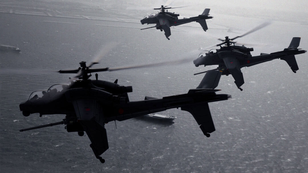 ArtStation - Advanced Attack Helicopter AH-88 HellHound