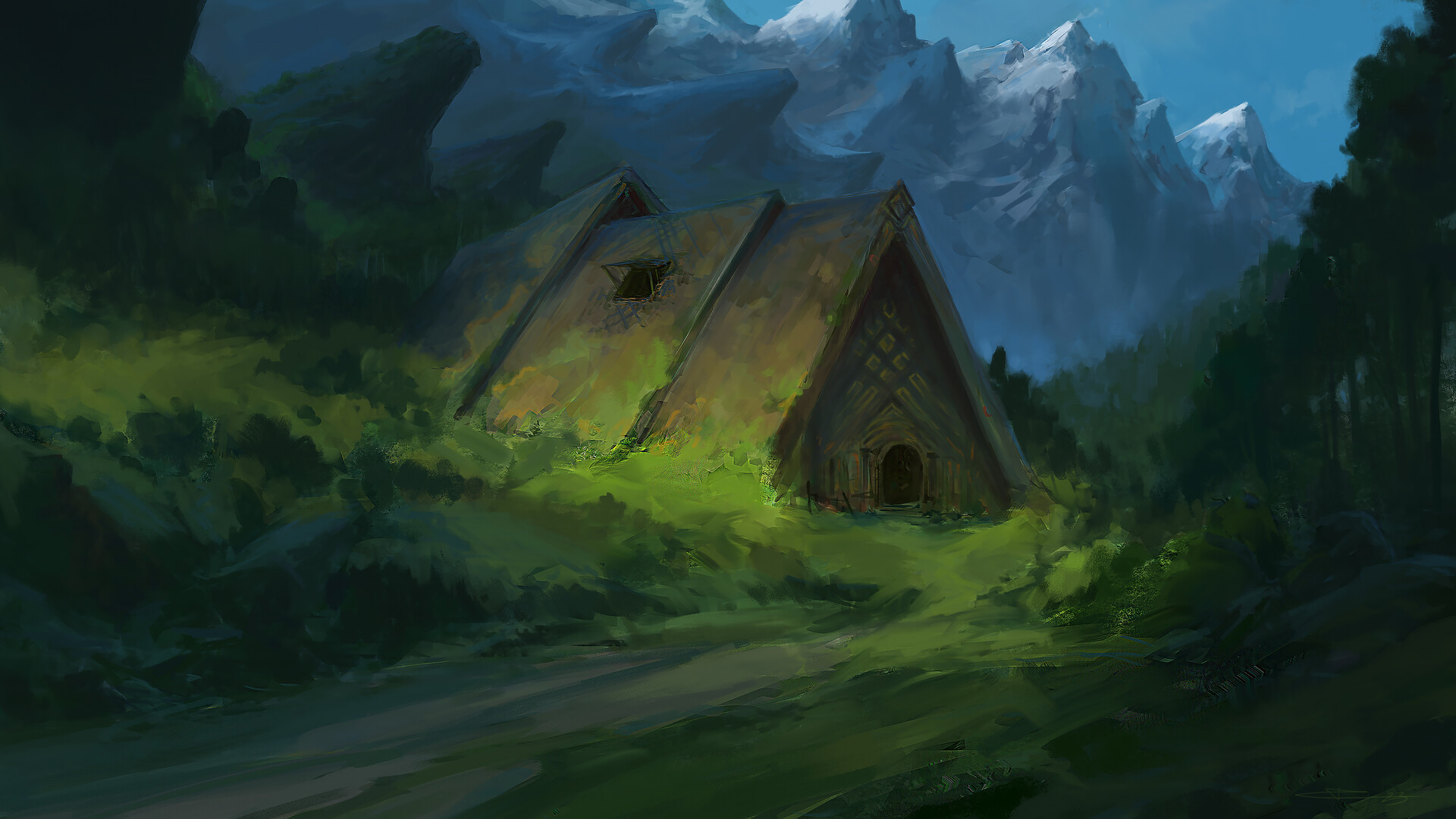 ArtStation - Hunting Cabin