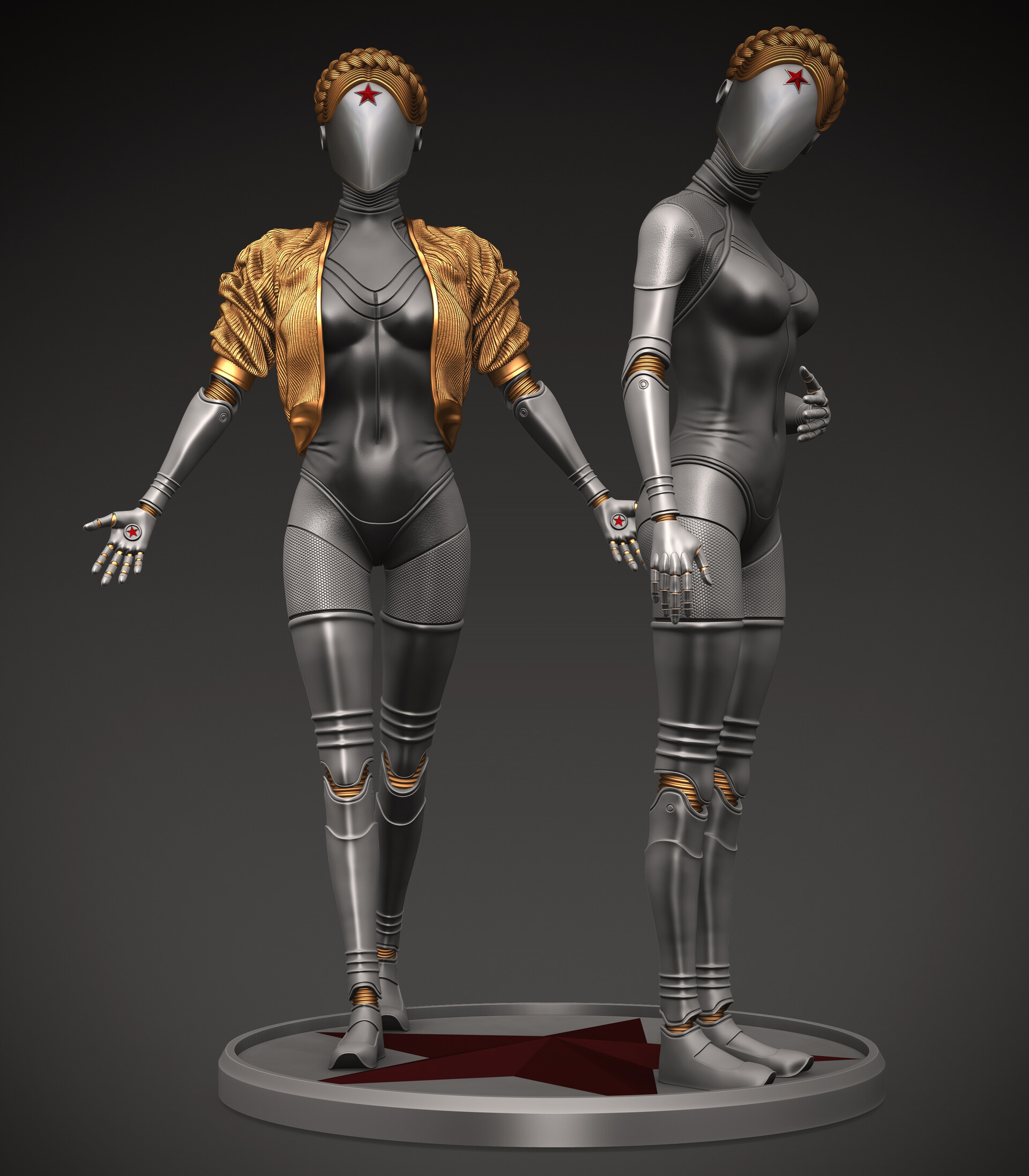 ArtStation - Atomic Heart Twins fan art - collectible