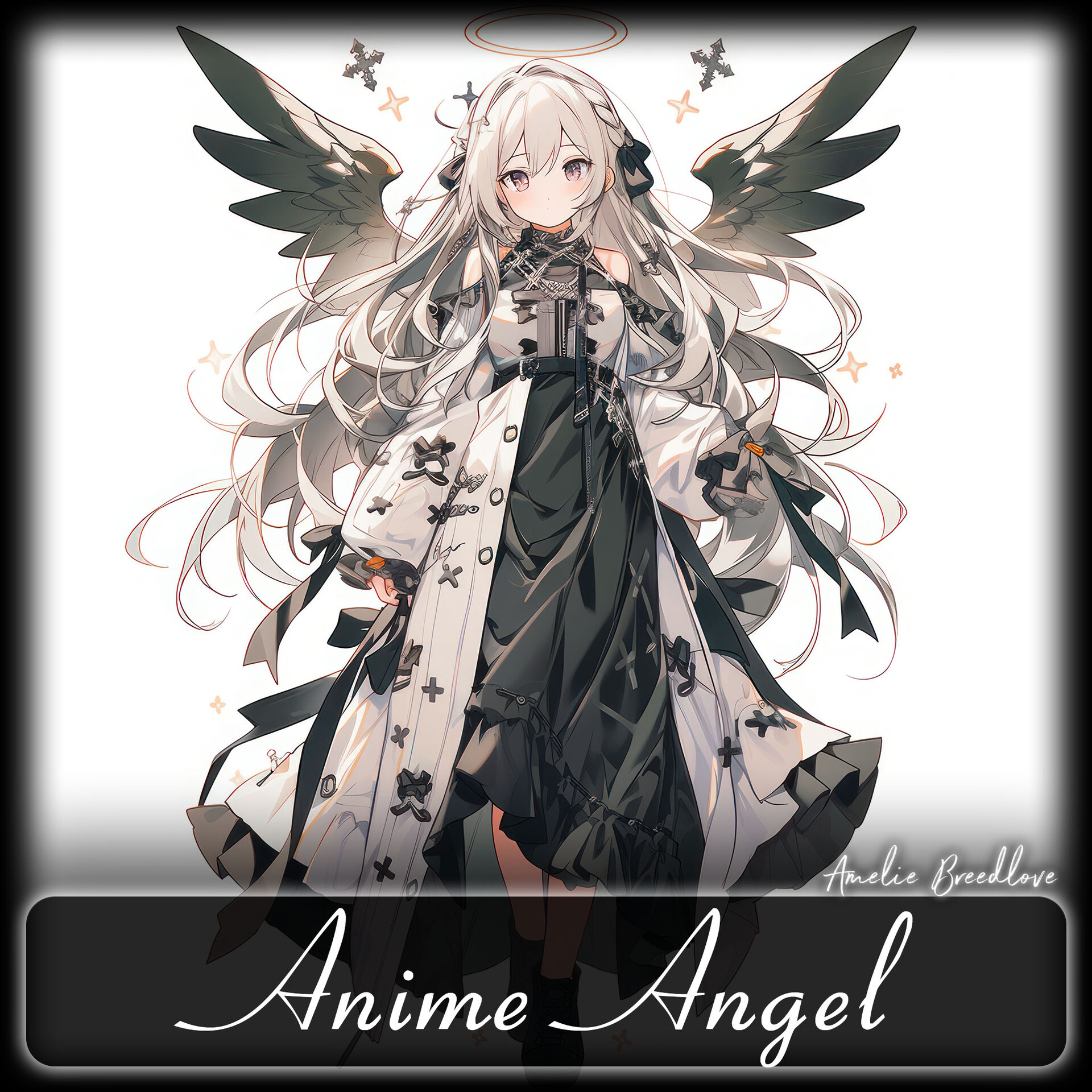 ArtStation - 200 Anime Angel (Full Body) Reference Pack | 4K | v.1