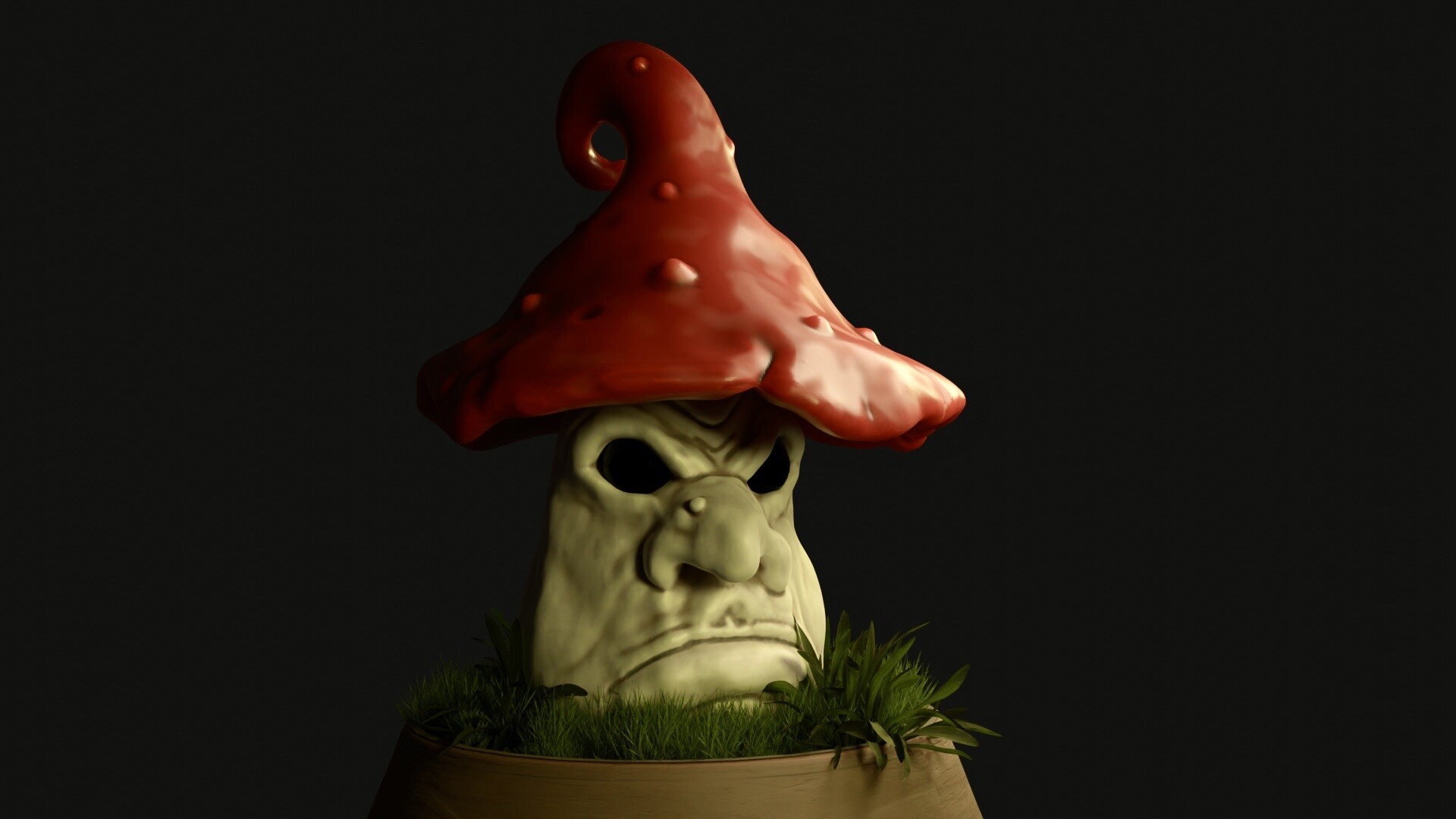 ArtStation - Grumpy toadstool