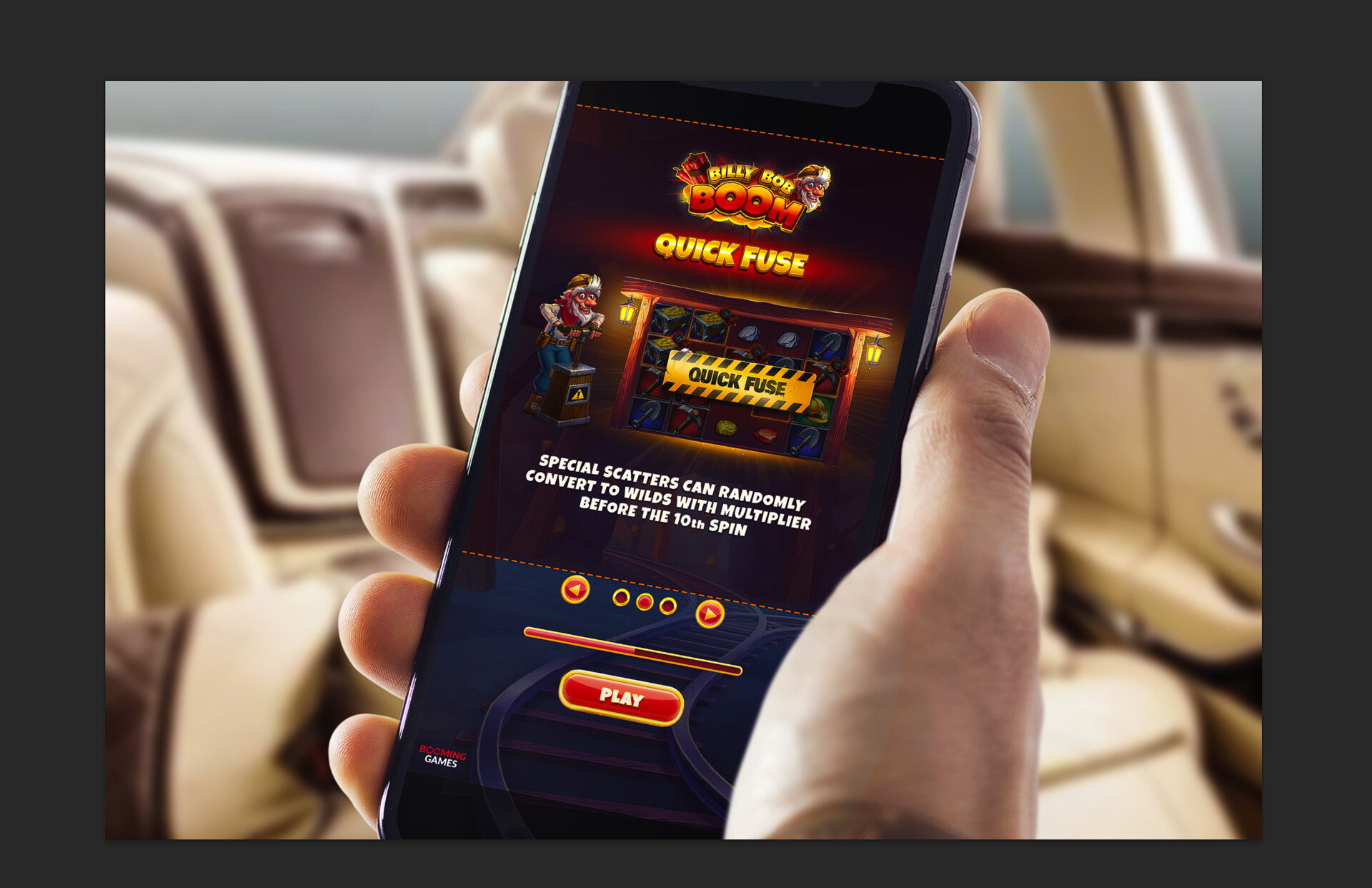 ArtStation - Billy Bob Boom - Slot game UI Mobile designs