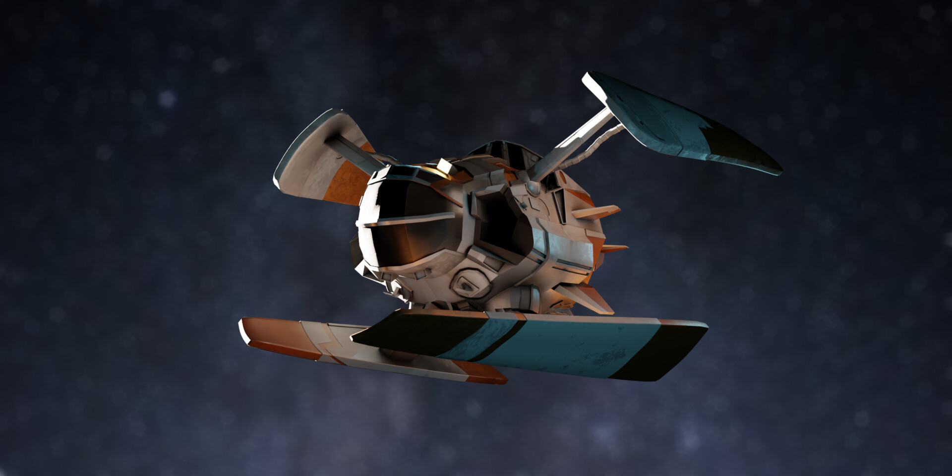 ArtStation - Spaceship Lighting