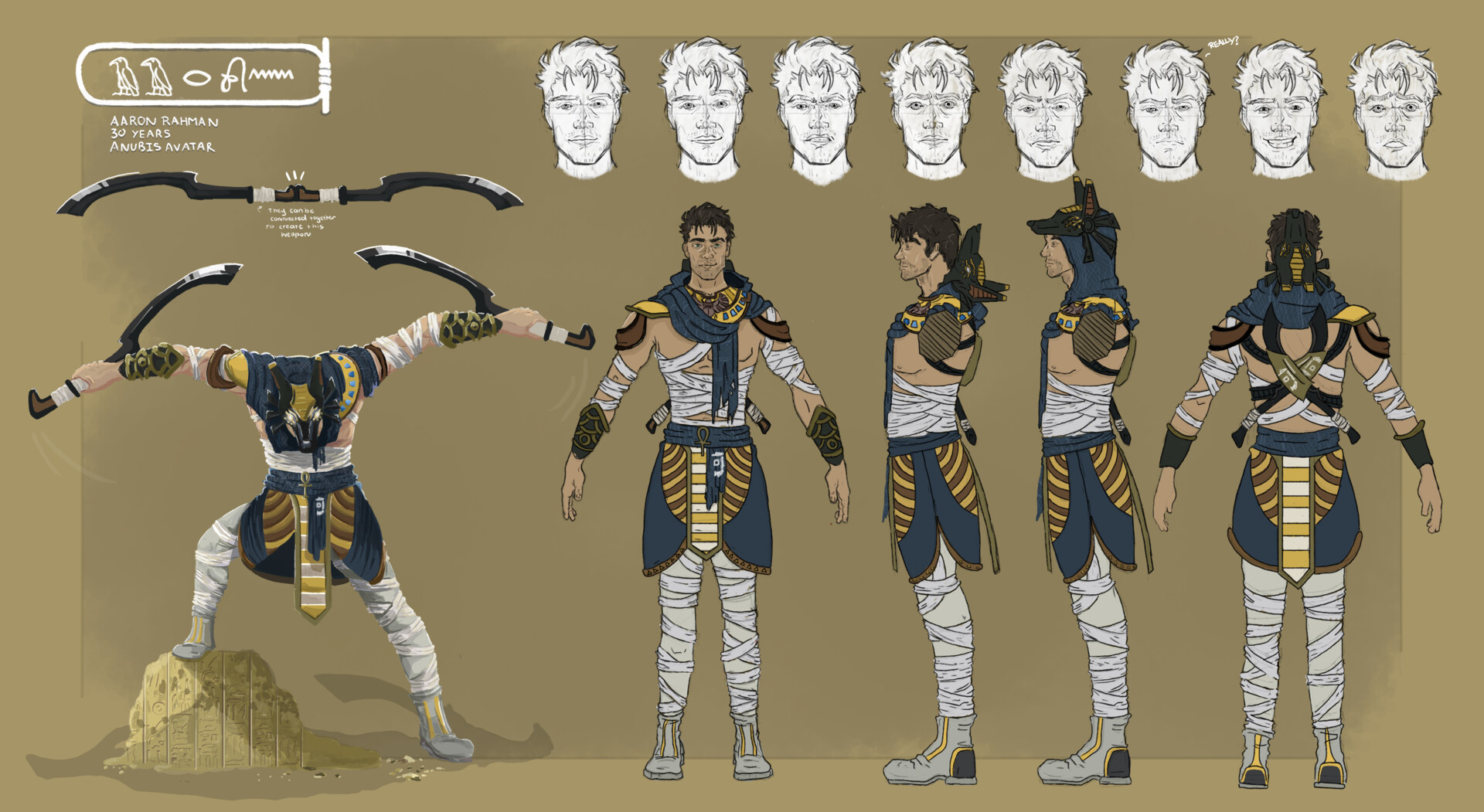 ArtStation - Aaron Rahman the avatar for Anubis