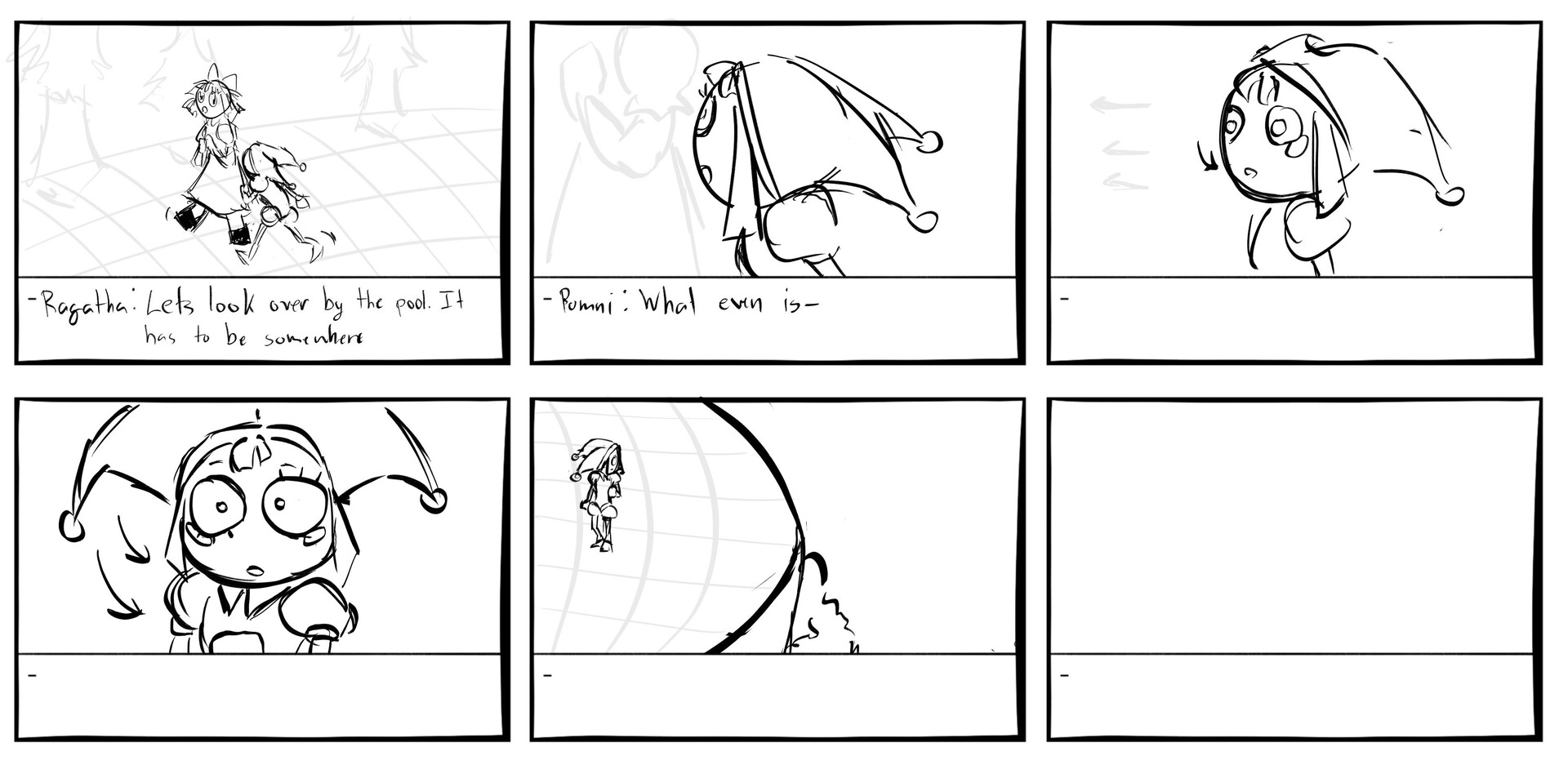 ArtStation - The Amazing Digital Circus Storyboards (Fan-art)