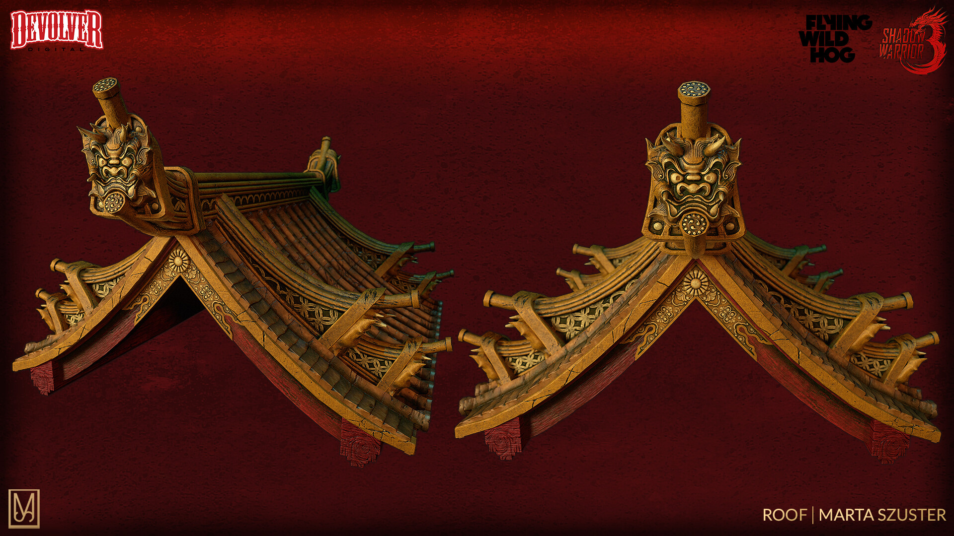 ArtStation - Shadow Warrior 3 - Roof