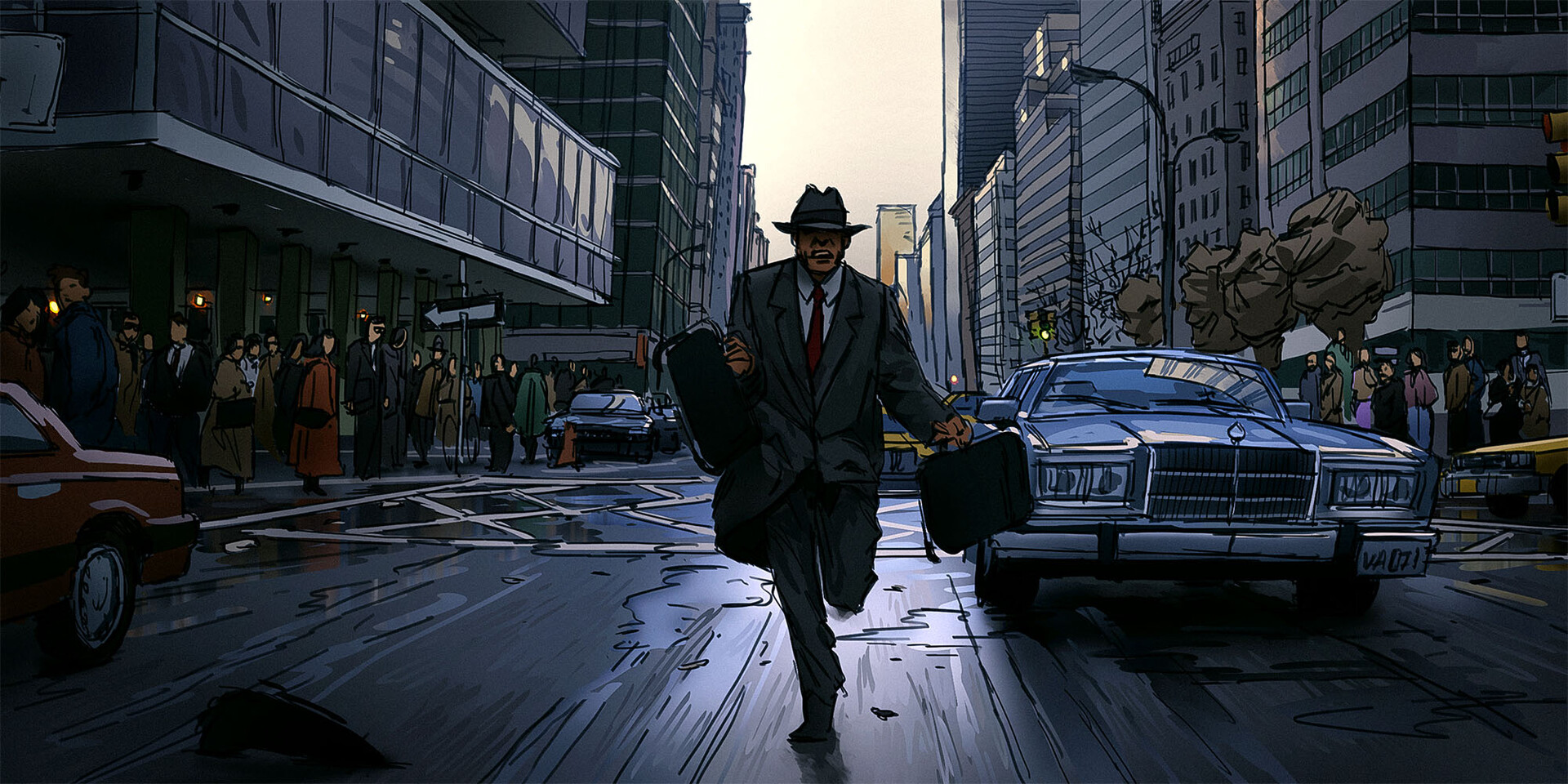 ArtStation - movie frames studies and style exploration