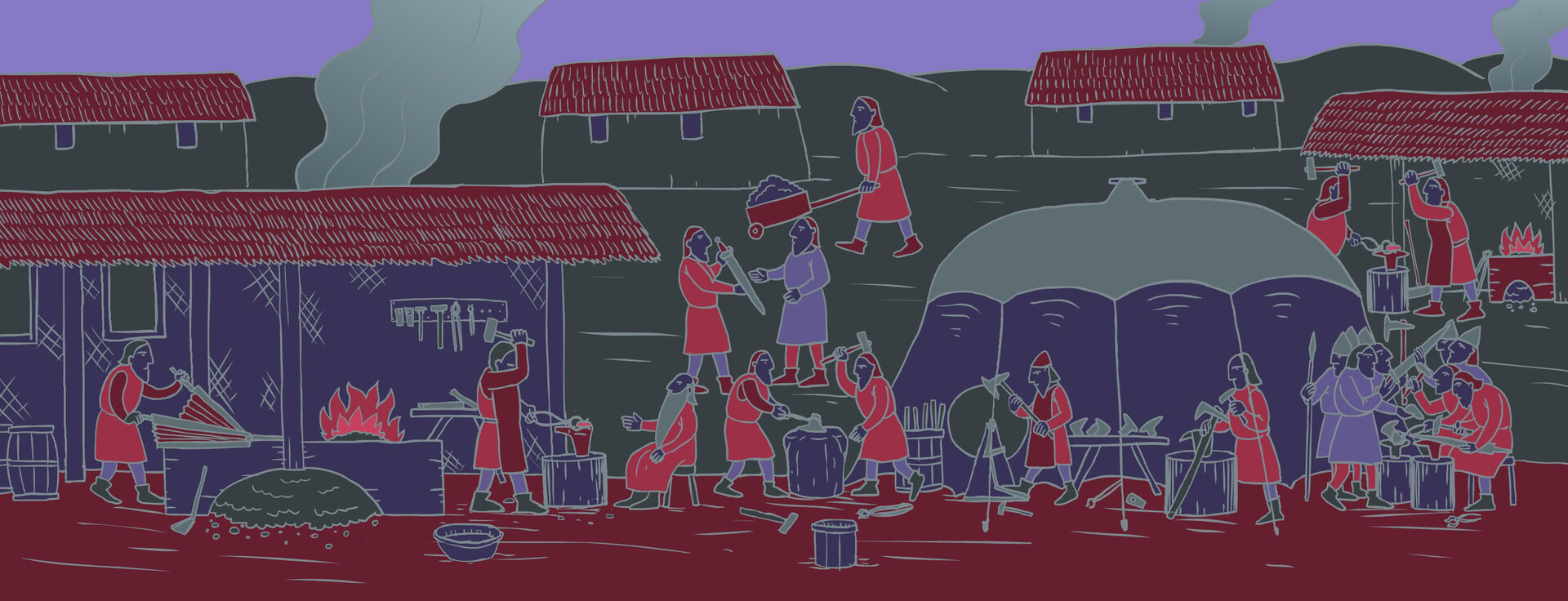 ArtStation - Black Metal - dark ages metallurgy and blacksmithing