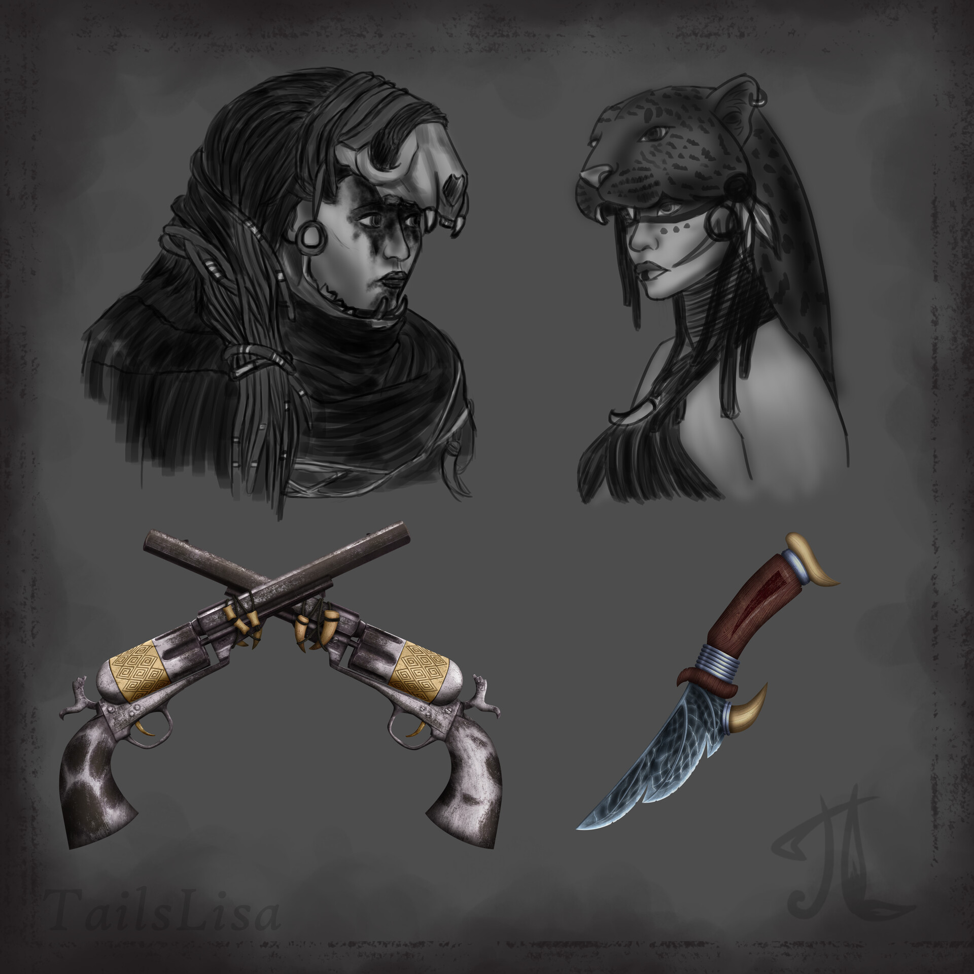 ArtStation - Weapon for Felis and Amazon Felis