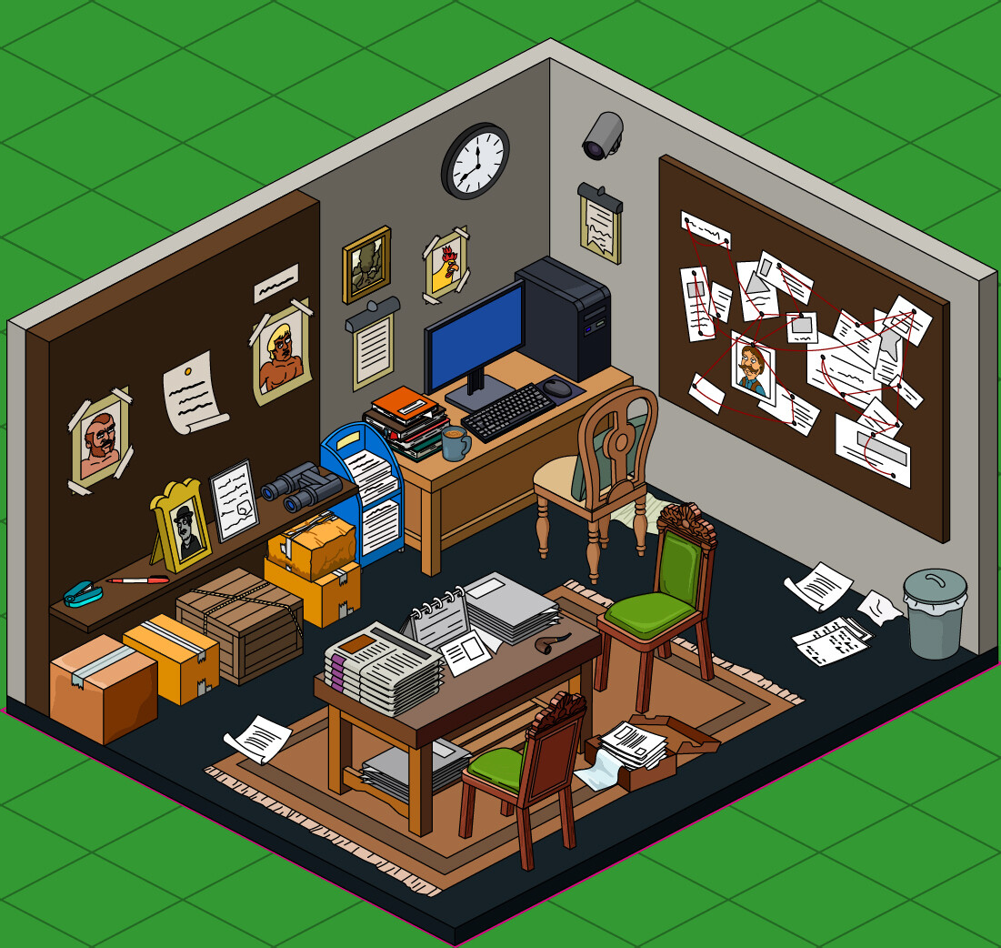 ArtStation - Detective Room