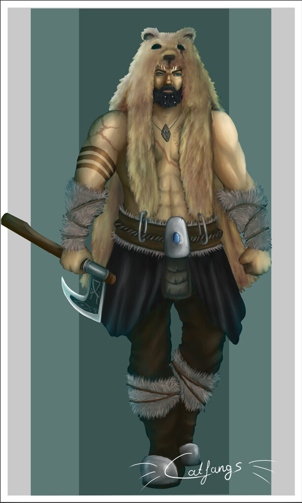 ArtStation - Ivar, Viking Monk Character Concept Art