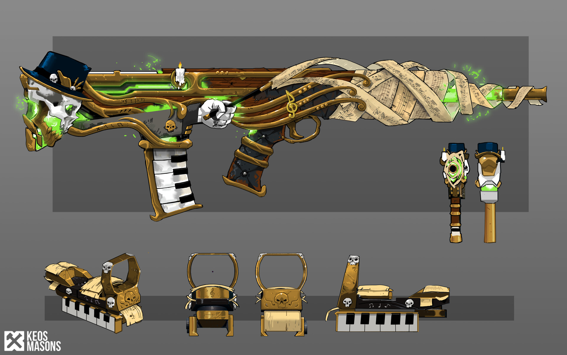 KEOS MASONS - PUBG New State (Concept) Halloween Skeleton Conductor