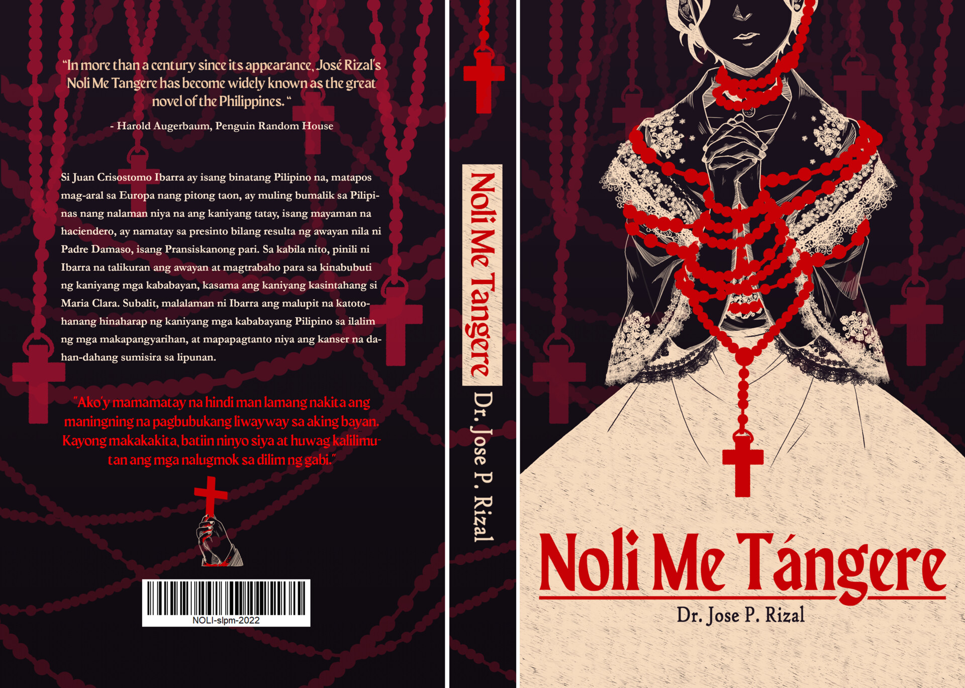 ArtStation - Noli Me Tangere Book Cover Redesign