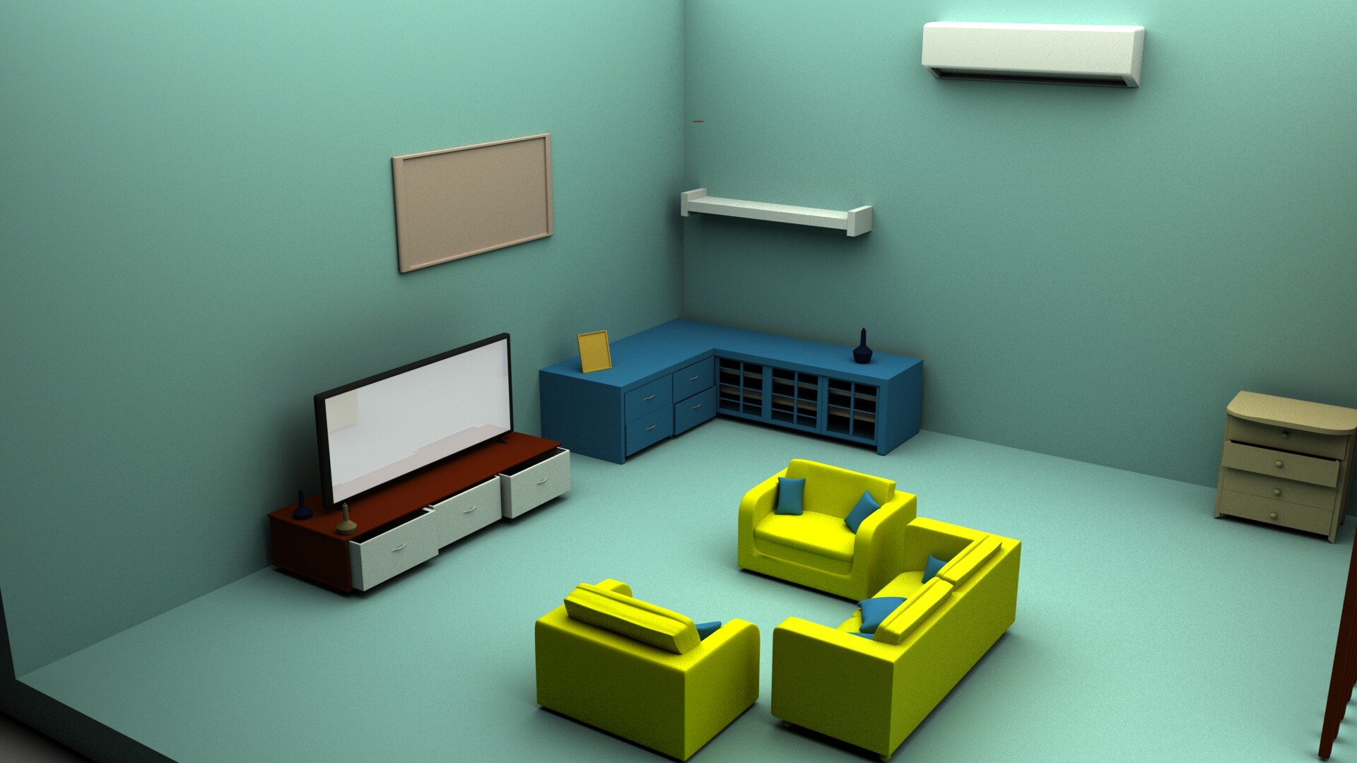 ArtStation - Room | Room Setup | Room Modeling