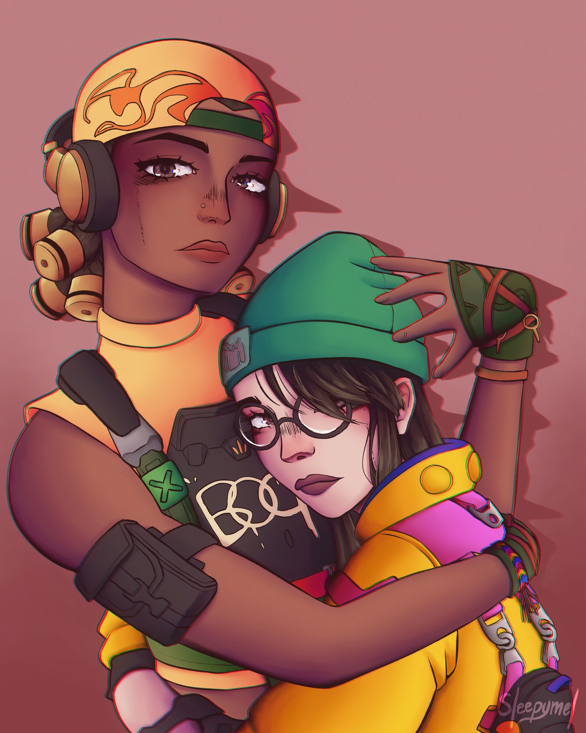 ArtStation - Killjoy and Raze, Valorant