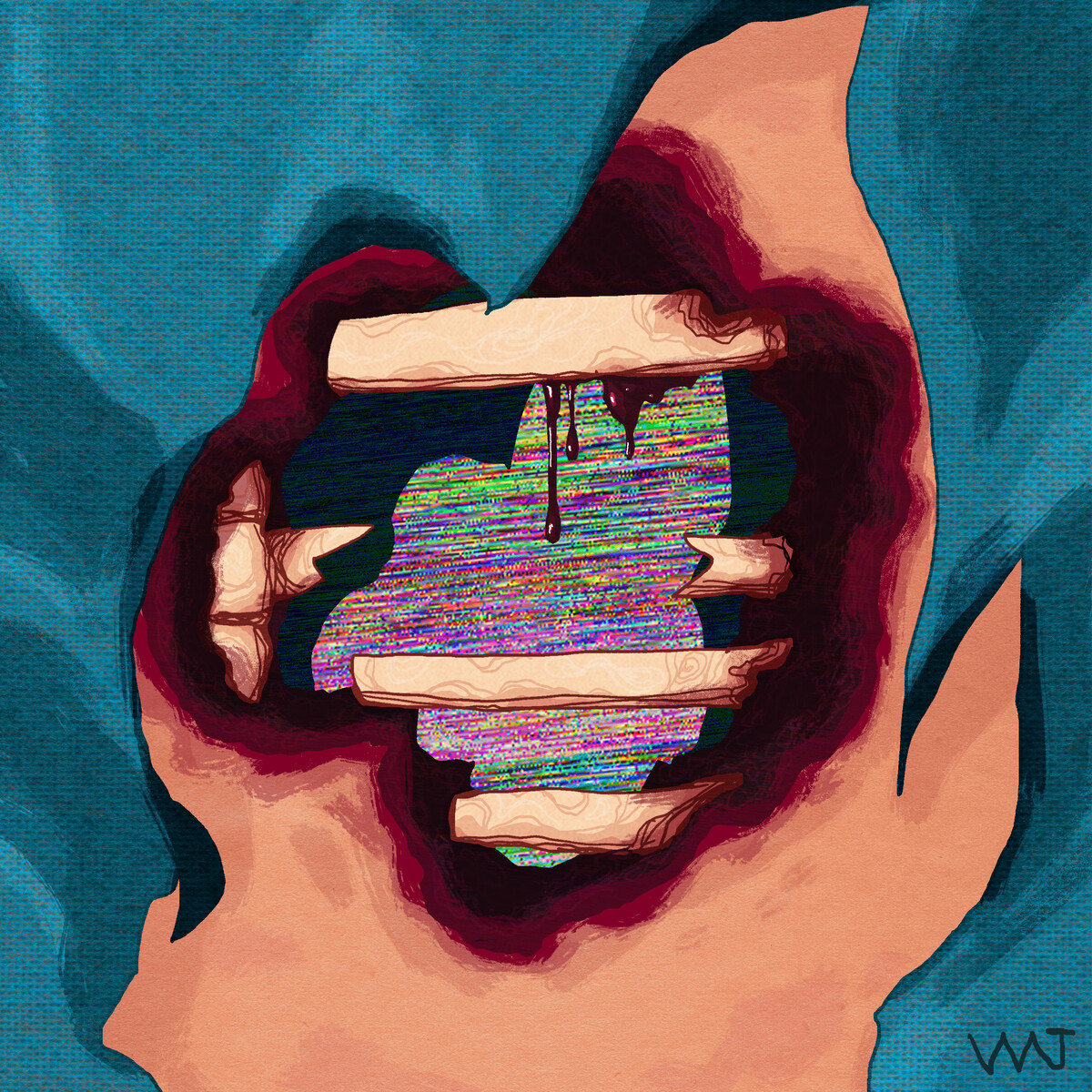 ArtStation - hole in chest