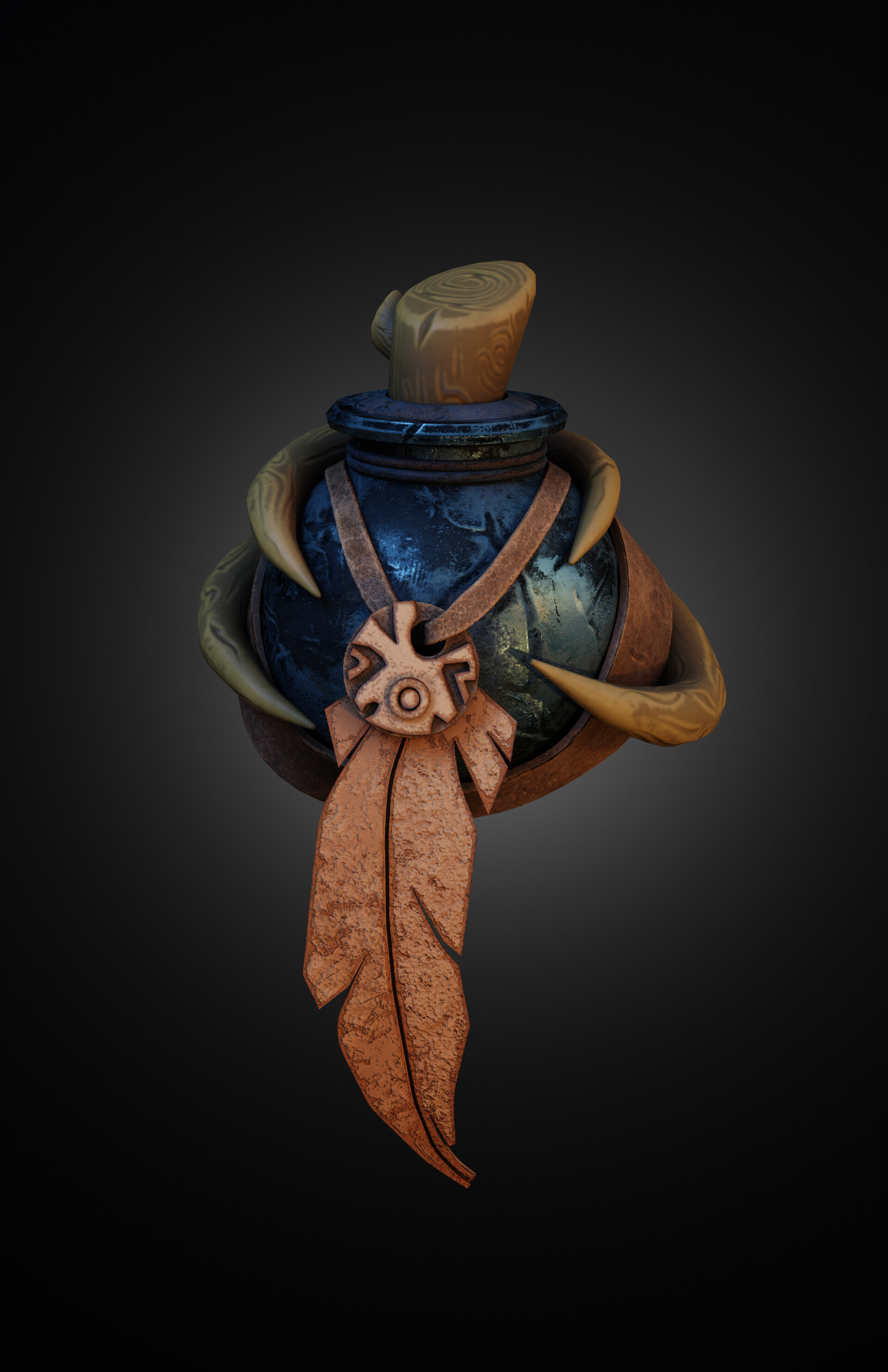 ArtStation - Week #9. "Potion." Kaino3D.