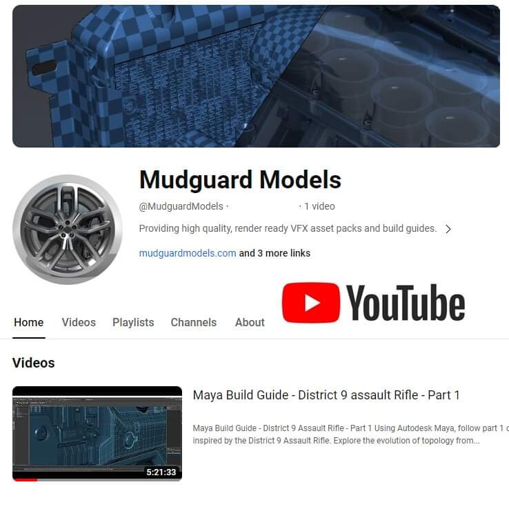 ArtStation - Mudguard on youtube