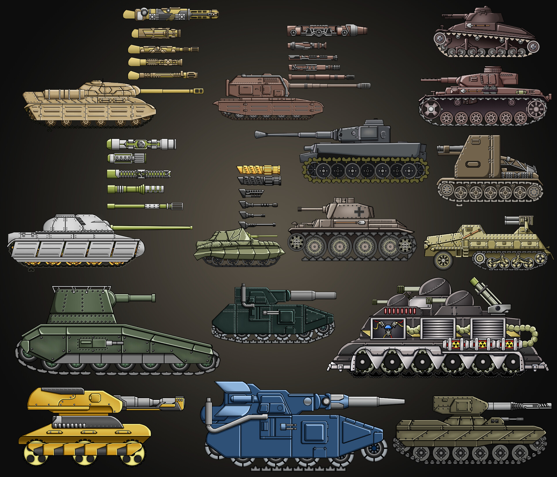 ArtStation - Работы для Mirra games.