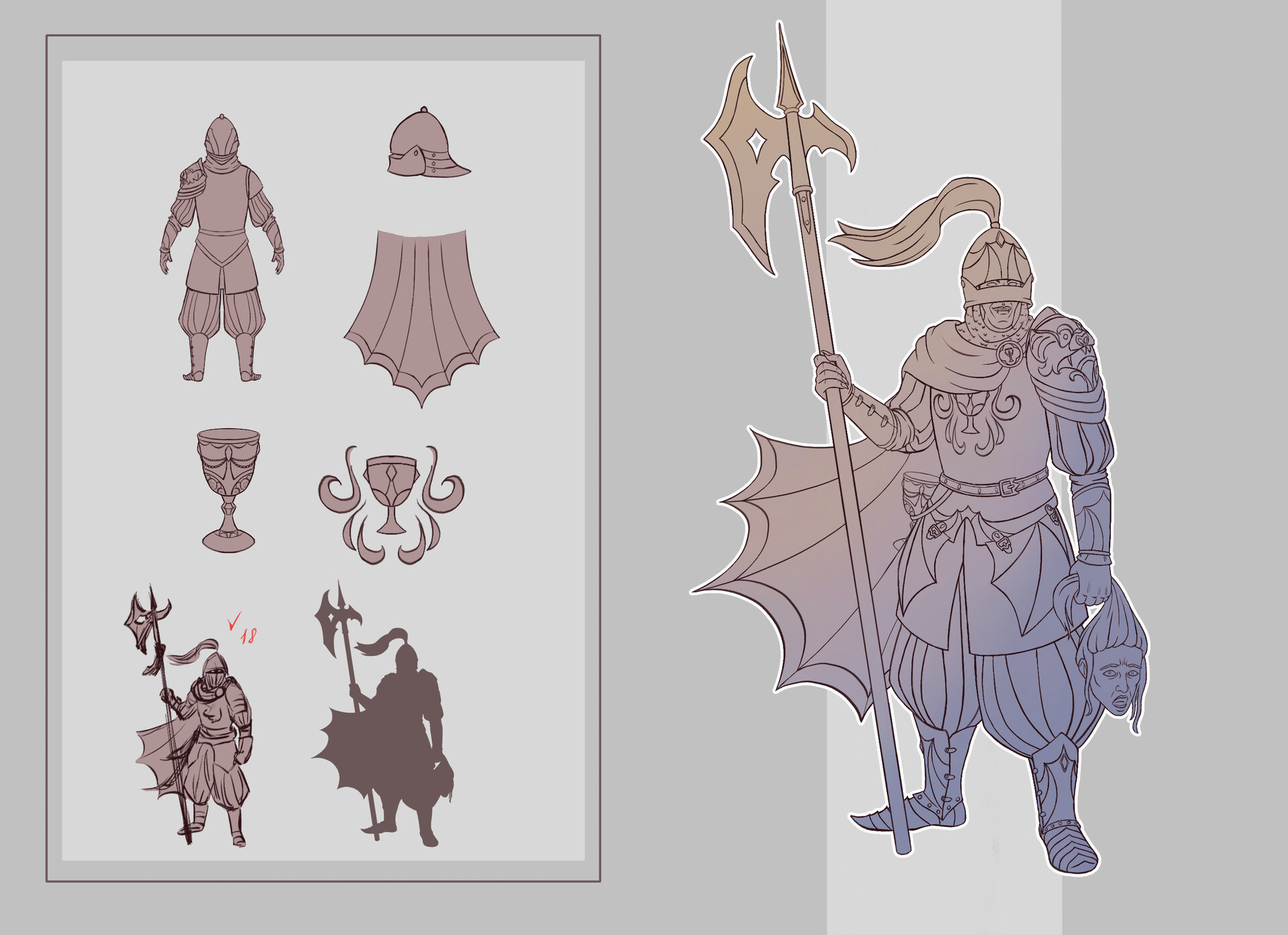 Lilly Mist (Maryna Moroz) - Character concepts