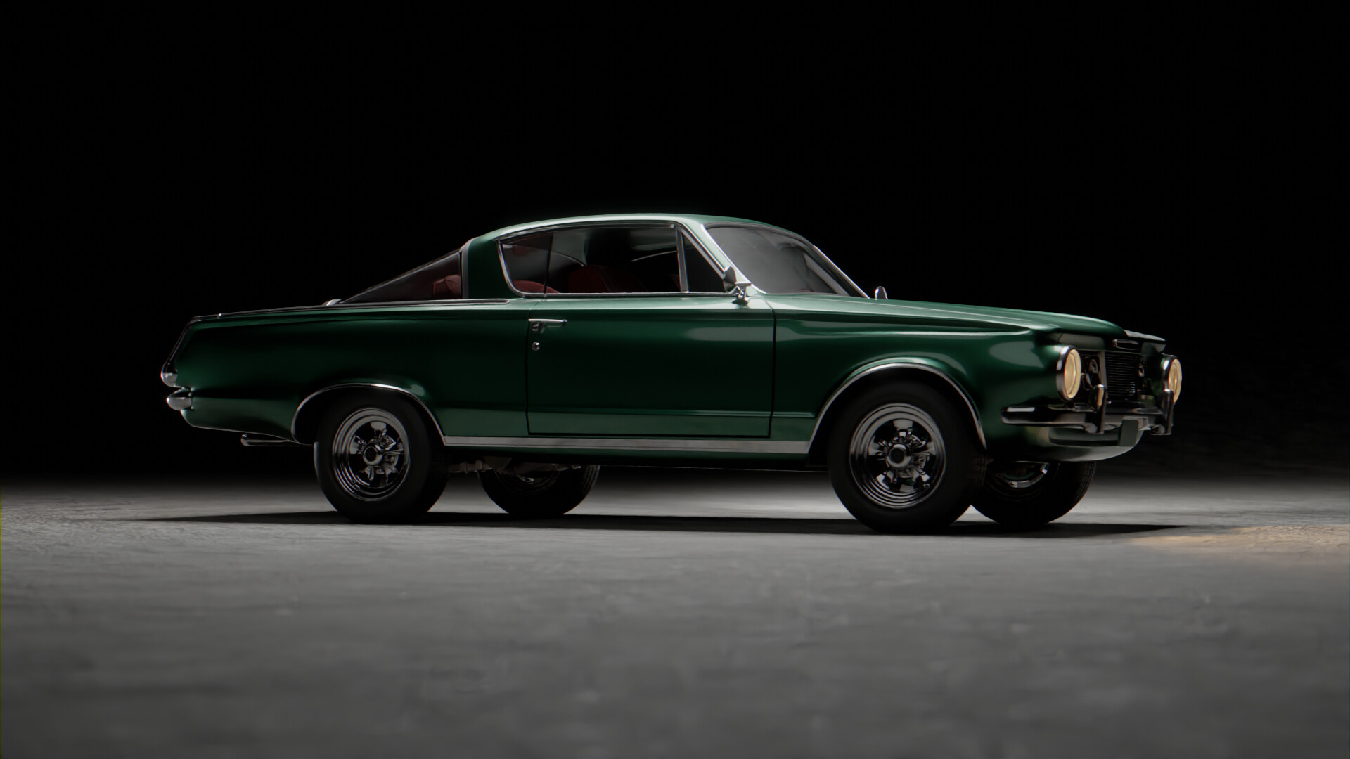 ArtStation - 1964 Plymouth Baracuda