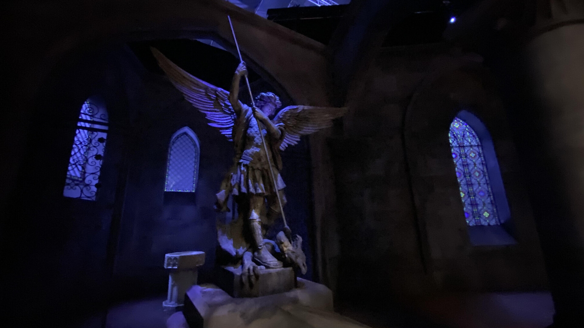 Steven Saunders - St Michael statue, Netflix Cowboy Bebob