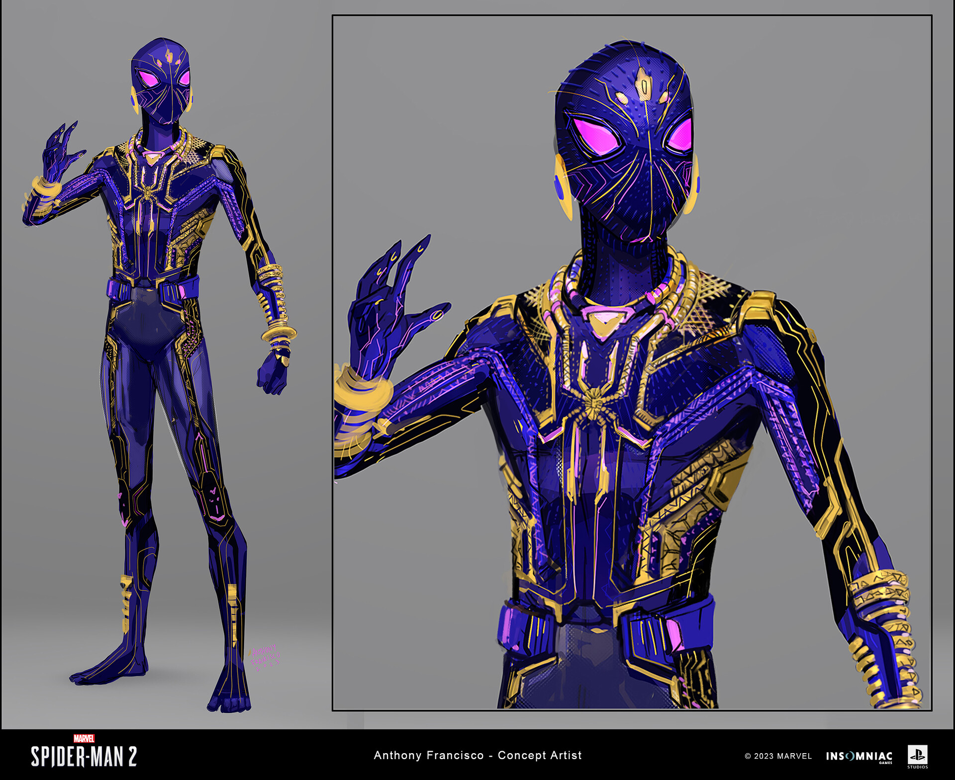 Anthony Francisco - Agimat Suit - Concept Art for Marvel's Spider-Man 2 ...