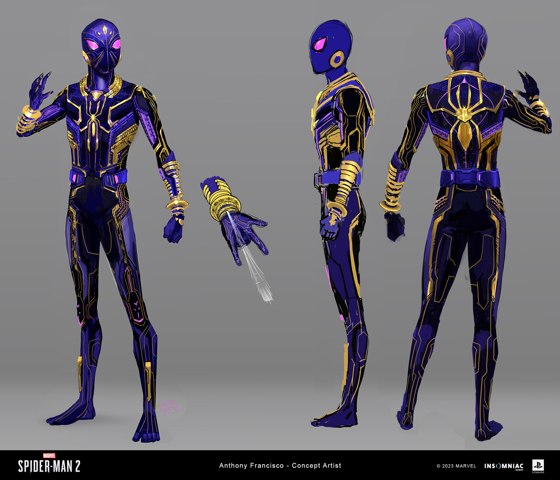 Anthony Francisco - Agimat Suit - Concept Art for Marvel's Spider-Man 2 ...