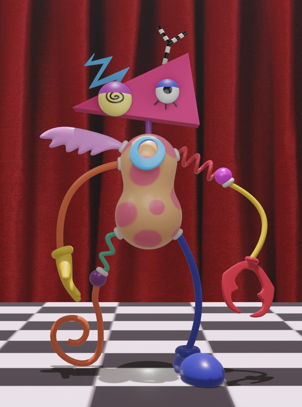 ArtStation - The Amazing Digital Circus - Zooble blender model