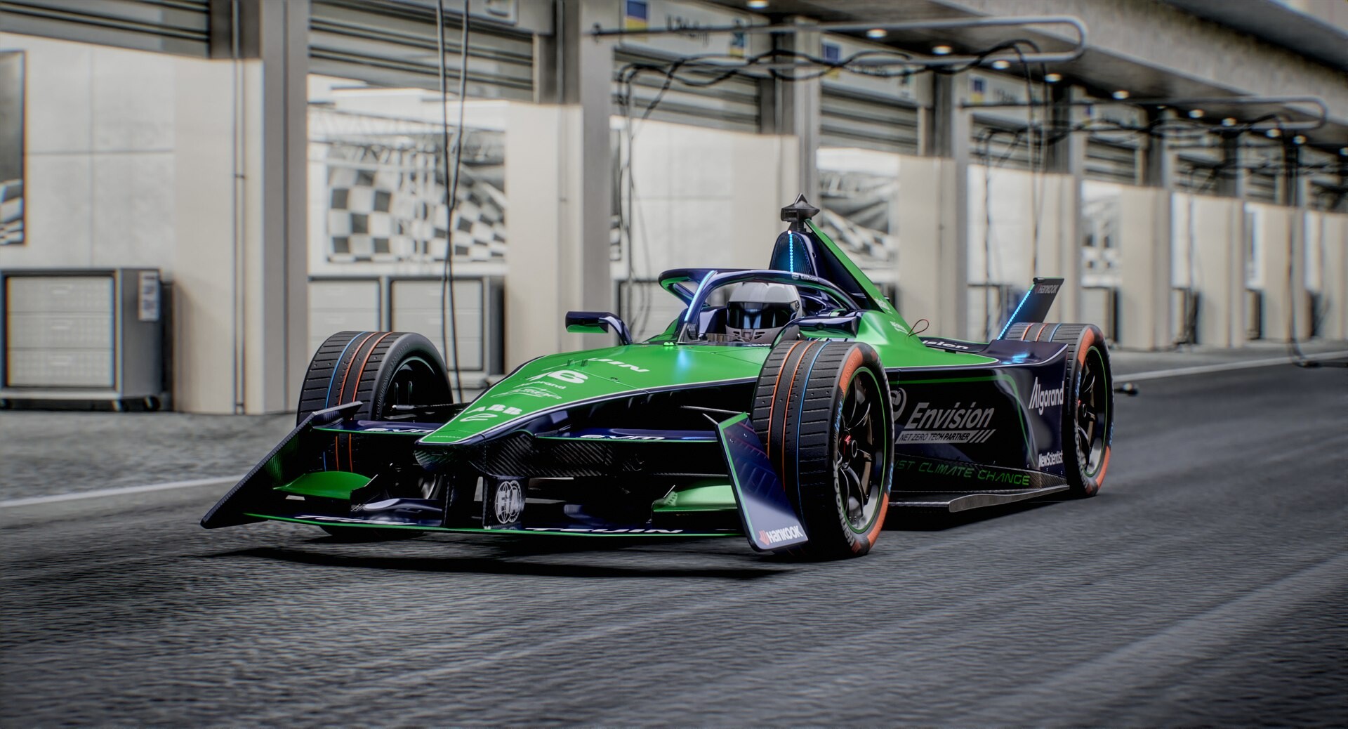 ArtStation - Envision Racing Formula E Team 2024 Gen3 Race Car PBR 3D model