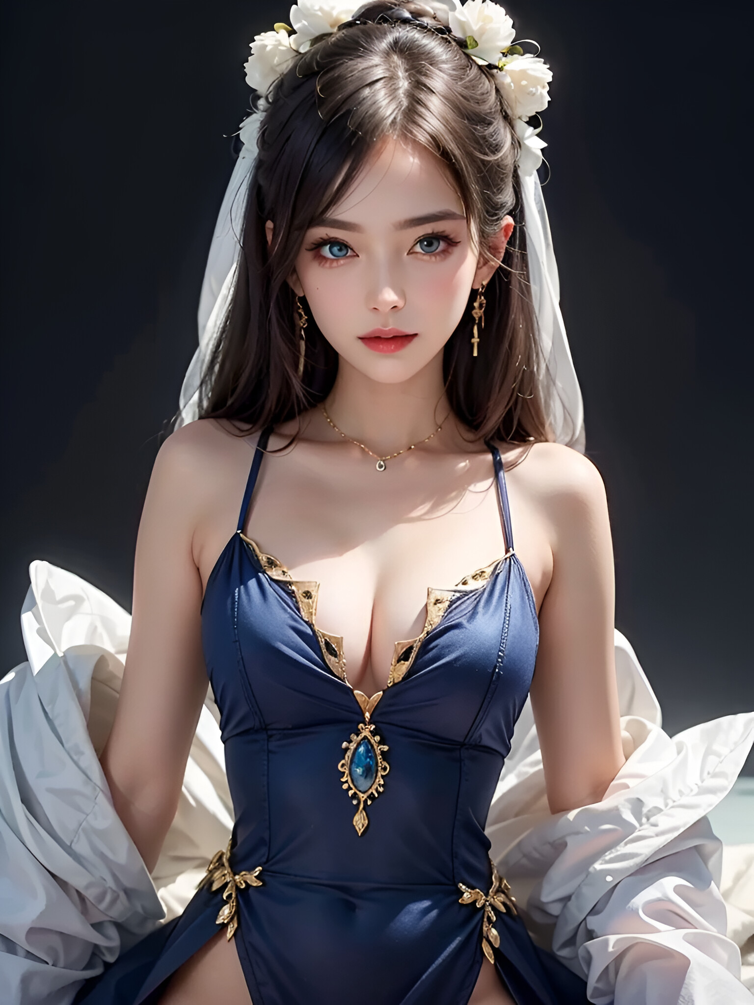 ArtStation - Cute asian girl dress