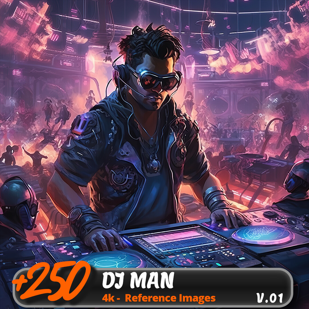 ArtStation - DJ MAN VOL. 01/ 4K/ Reference Image