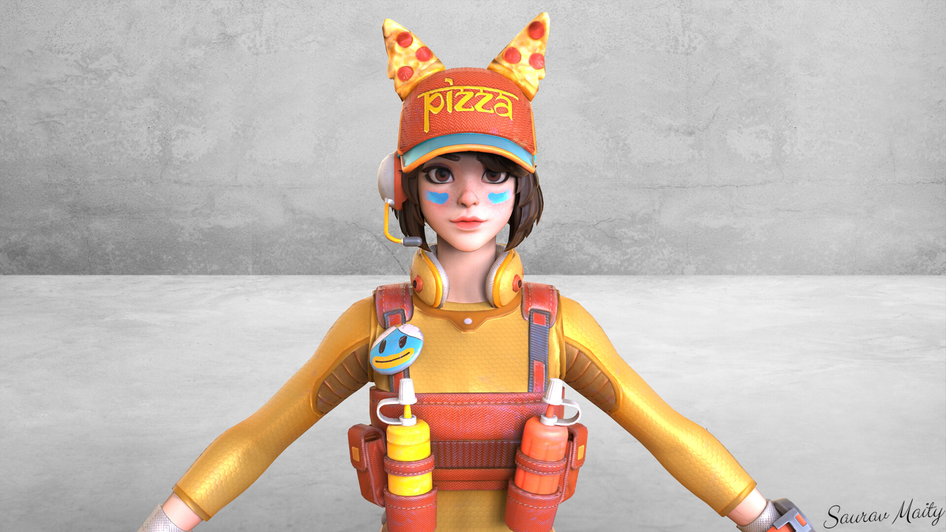 Saurav Maity - Maggie-Farlight 84 shooter game character modeling (Fan ...