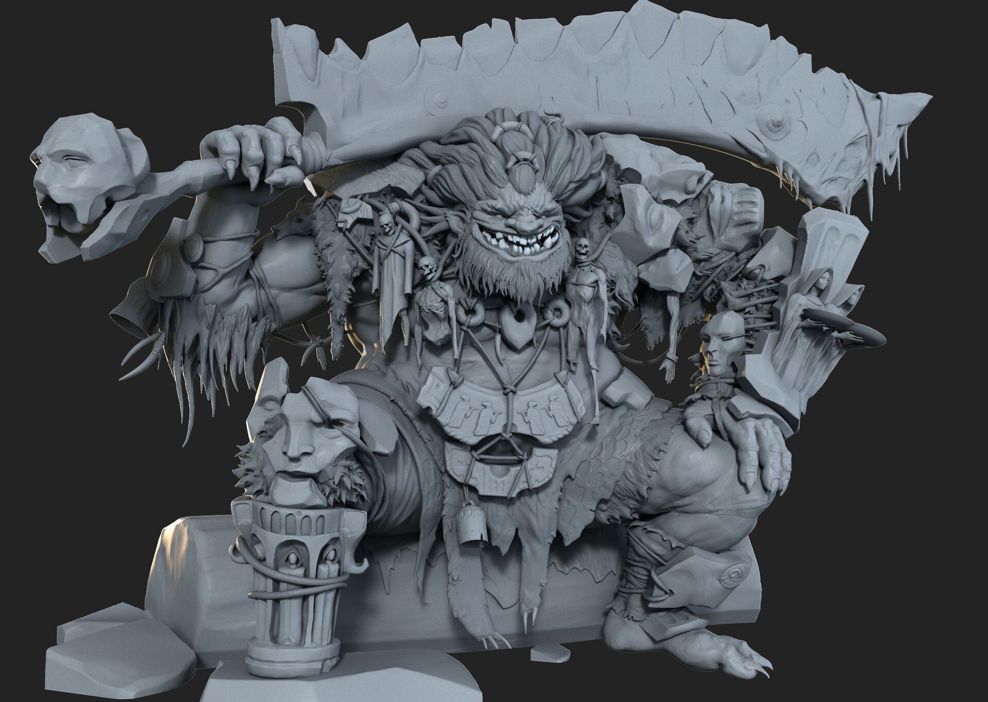 ArtStation - Happy troll blade master