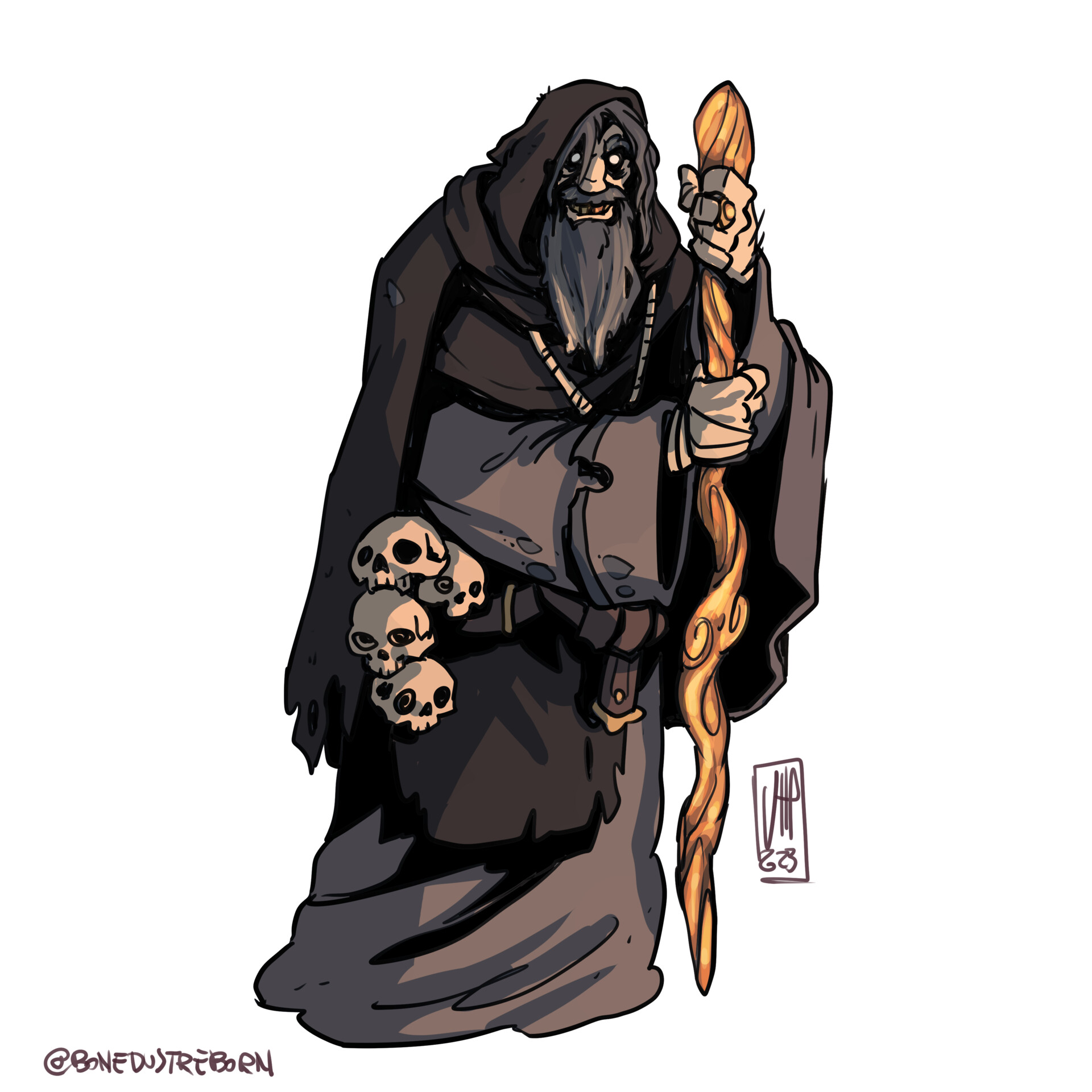 Bone Dust - DnD Curse of Stradh party