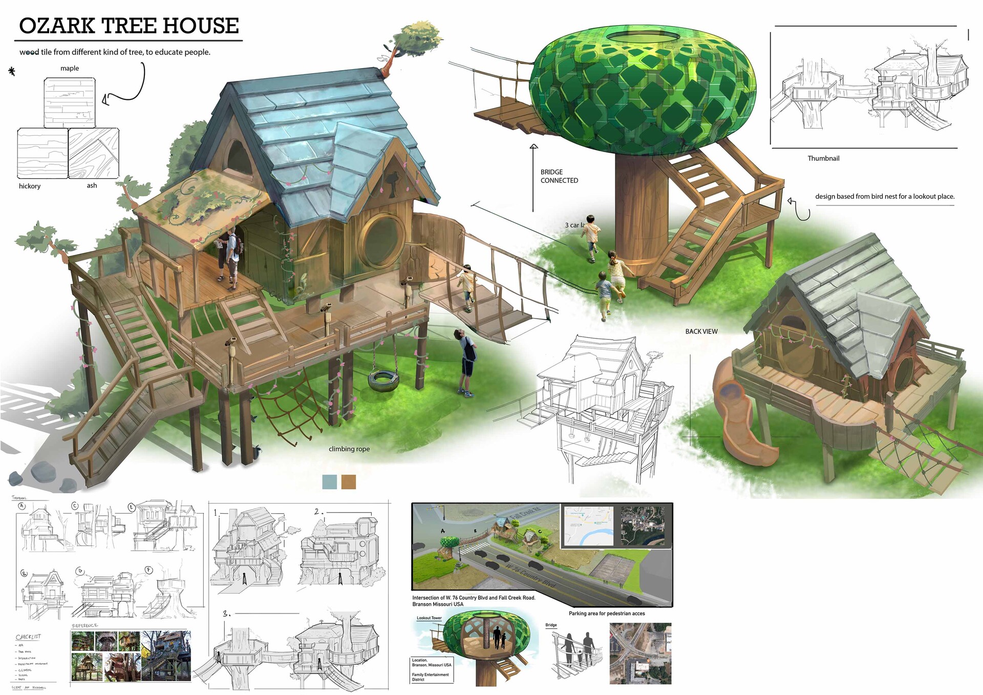 ArtStation - Tree House Concept