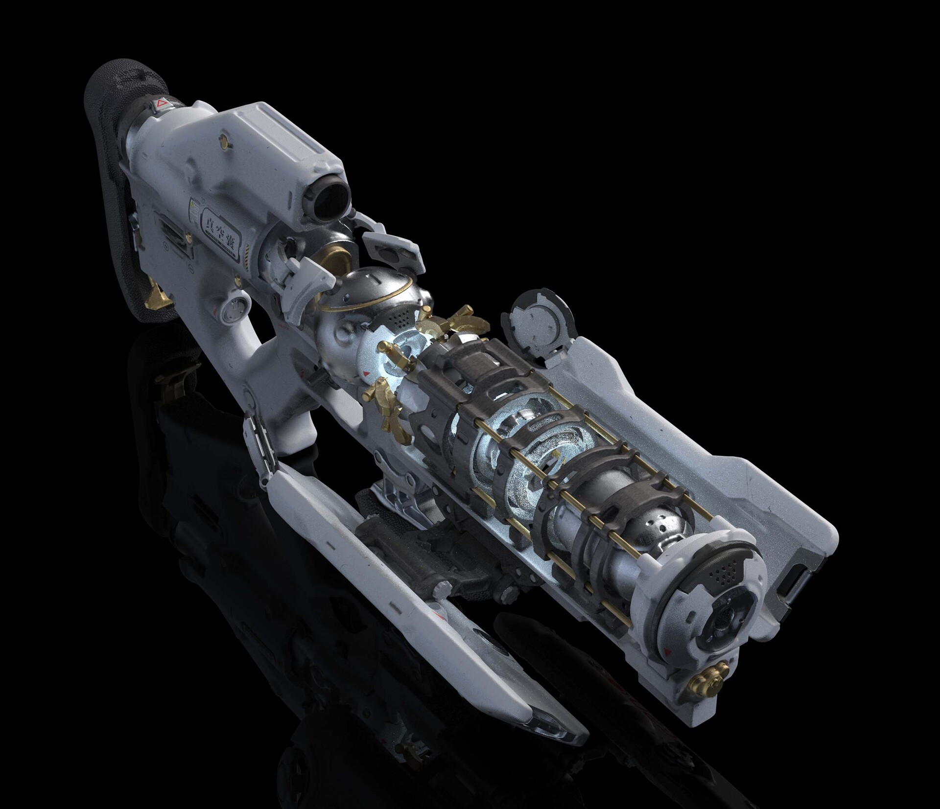 i H i - vacuum bubbles launcher