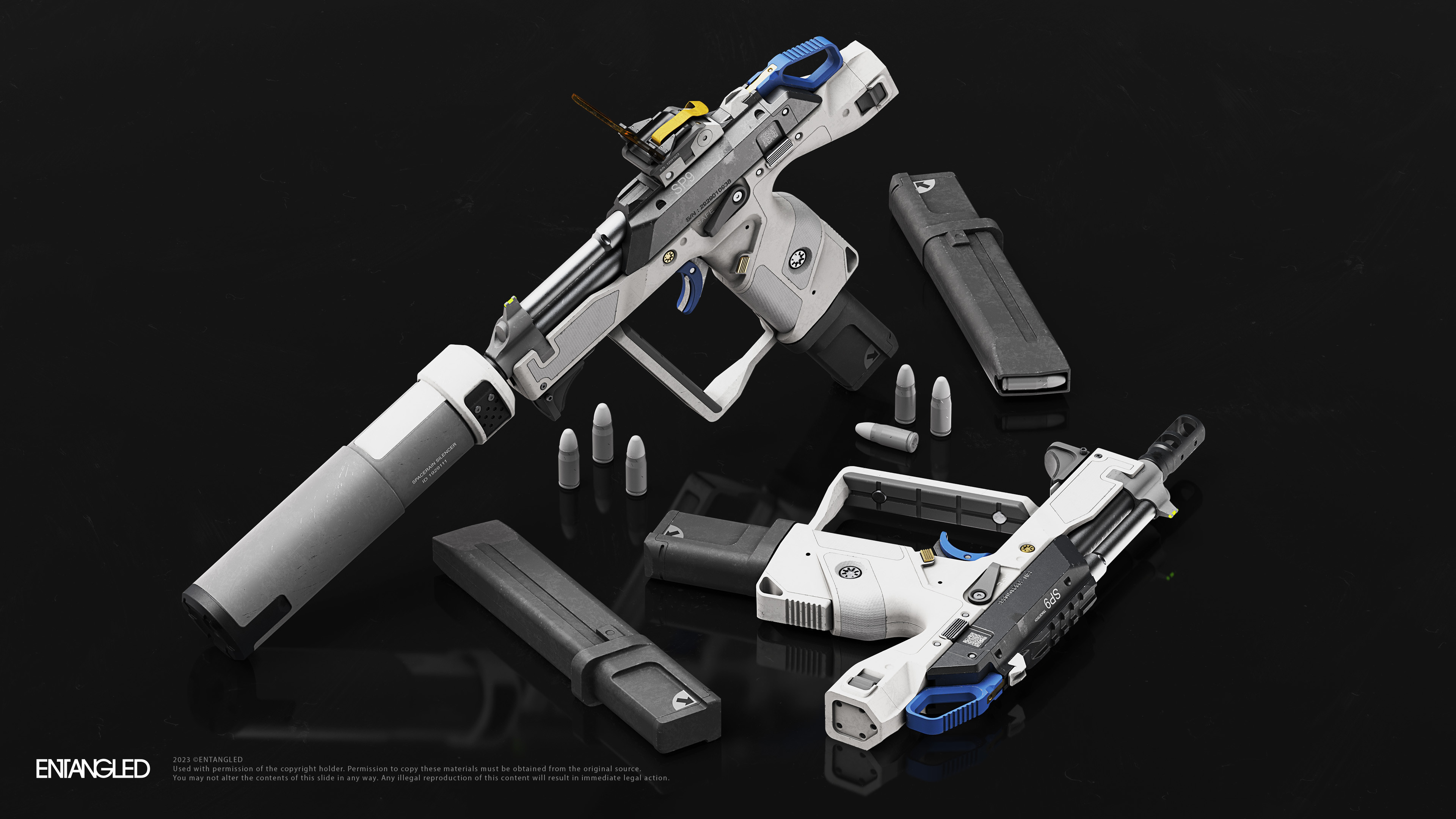 ENTANGLED Studio - ENTANGLED In-house Weapon 3D Concept