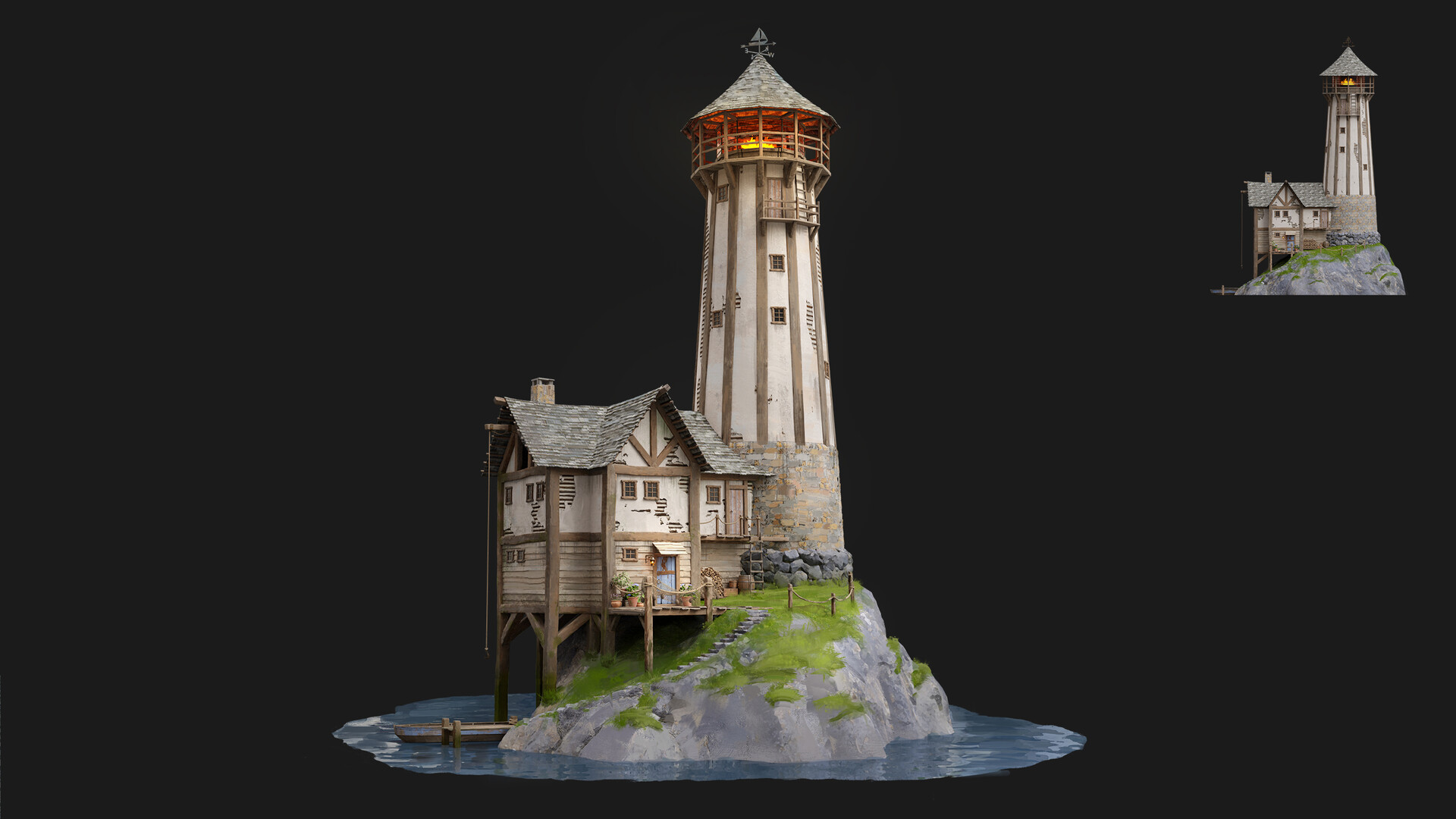ArtStation - Medieval Lighthouse