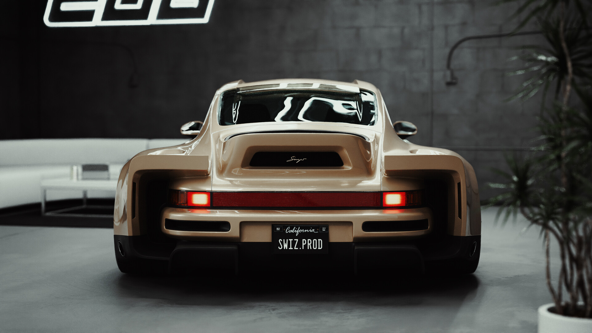 ArtStation - Porsche Singer DLS Turbo - CGI