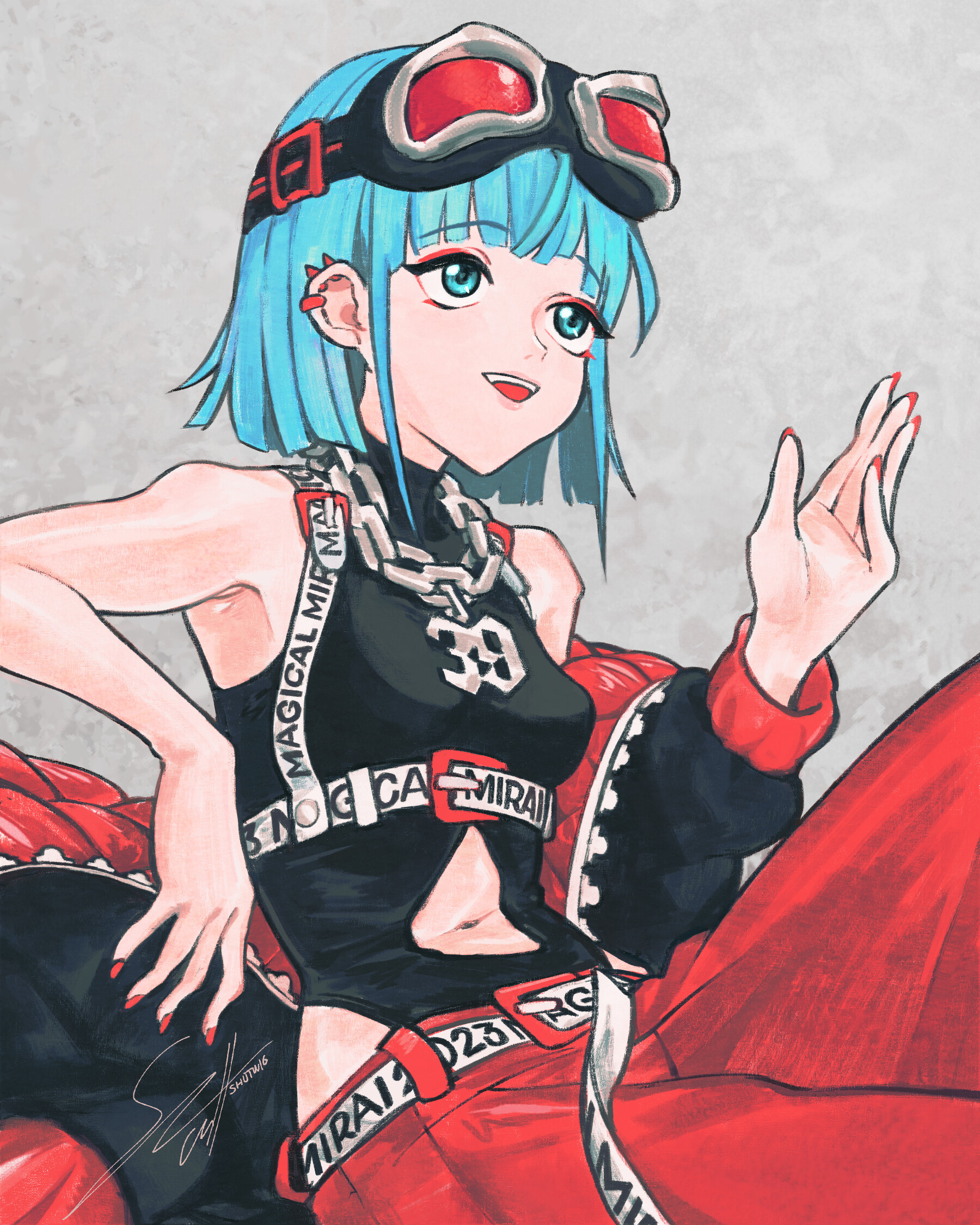 ArtStation - Magical Mirai Miku - alt hairstyle